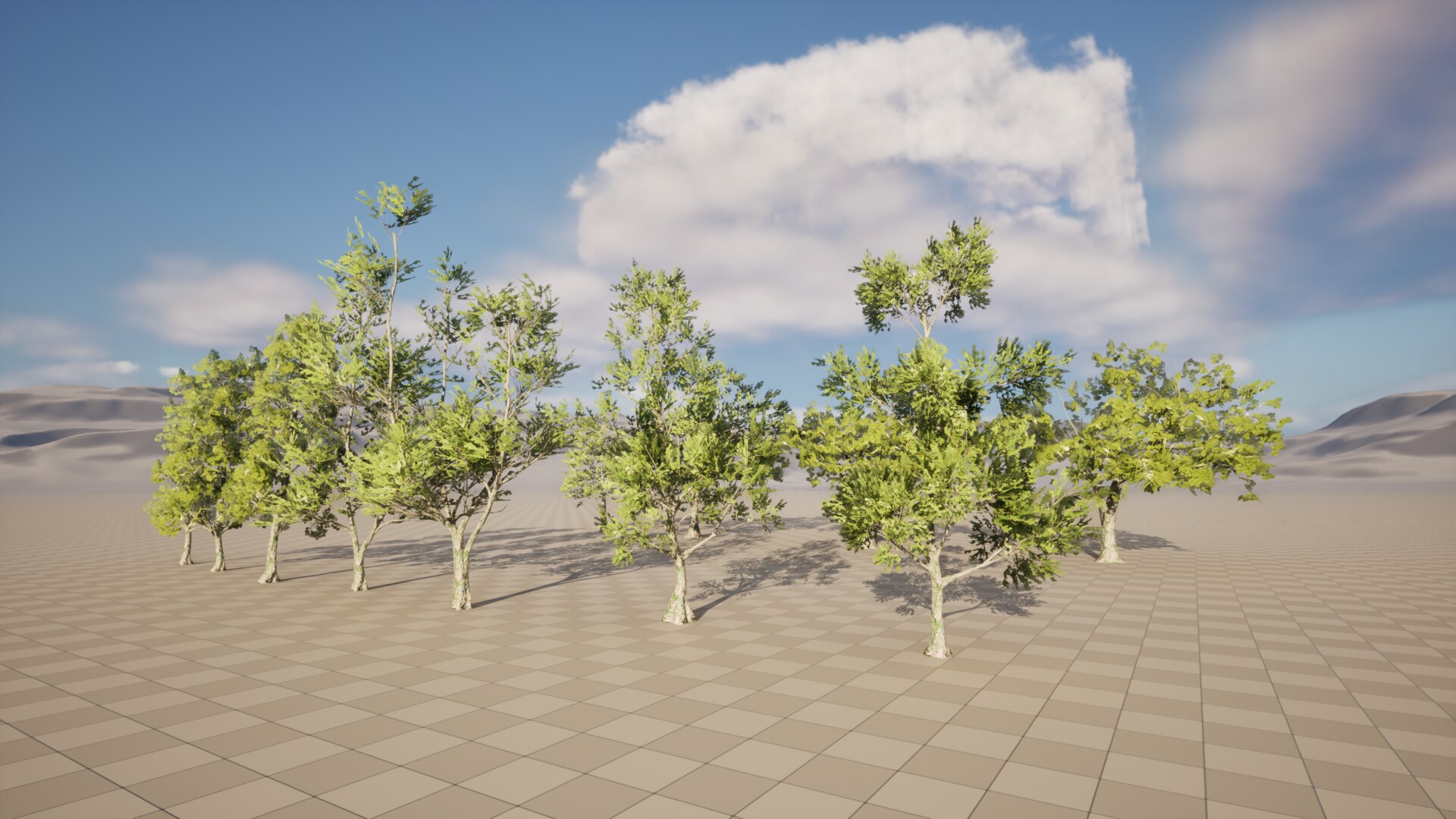 Trees in Props - UE Marketplace