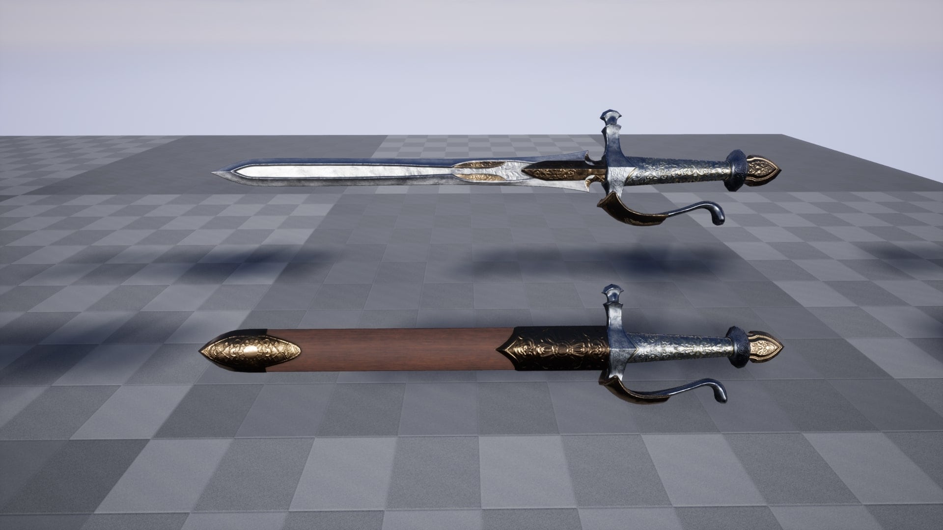 Modular one-handed short swords set part 2 in Weapons - UE Marketplace