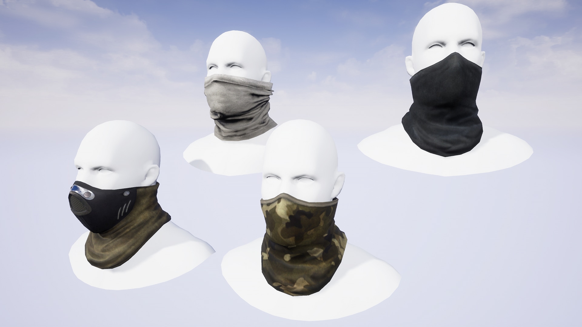 Mask Pack ( 37 in 1 )：プロップ・小物 - UE マーケットプレイス