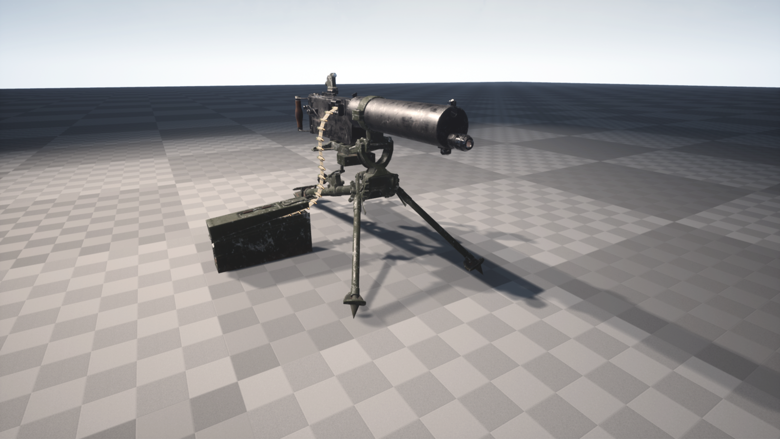 German Heavy Machinegun MG08 in Weapons - UE Marketplace