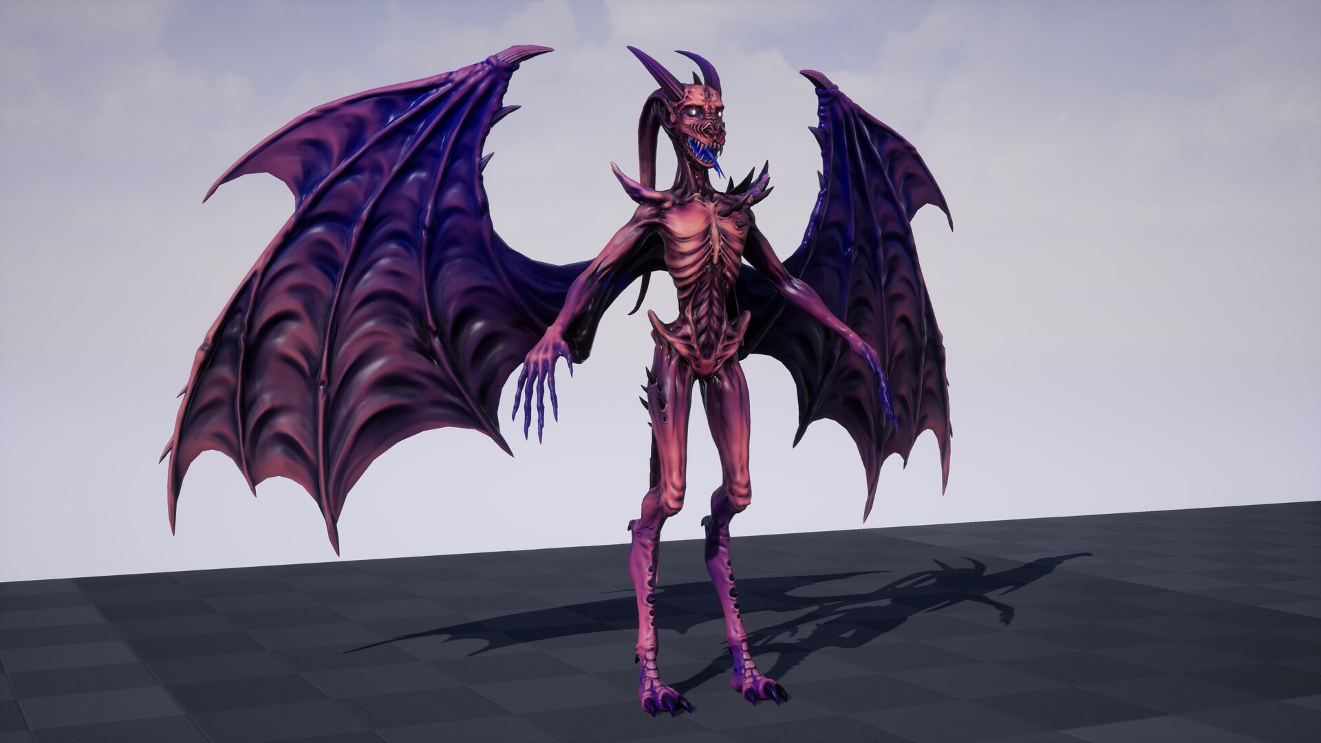 Flying Demon in Characters - UE Marketplace