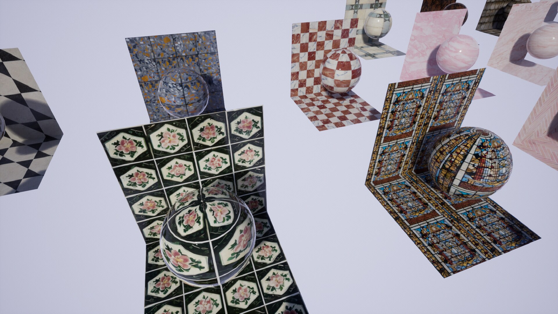 [4K]Tile&Marble1 Materials：マテリアル - UE マーケットプレイス