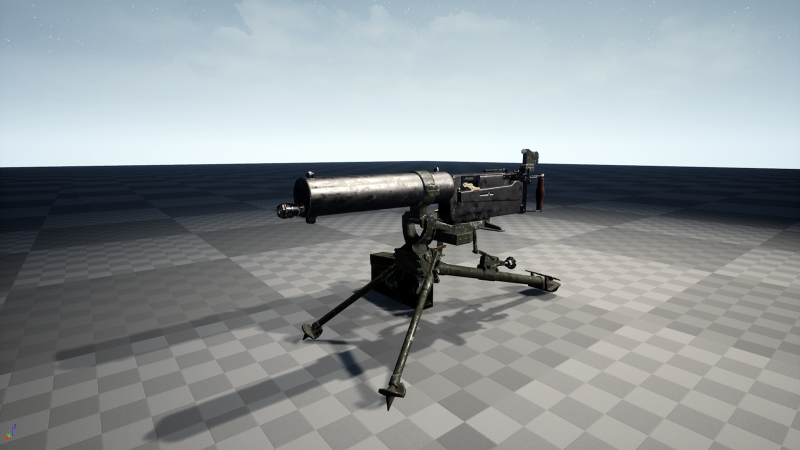 German Heavy Machinegun MG08 in Weapons - UE Marketplace