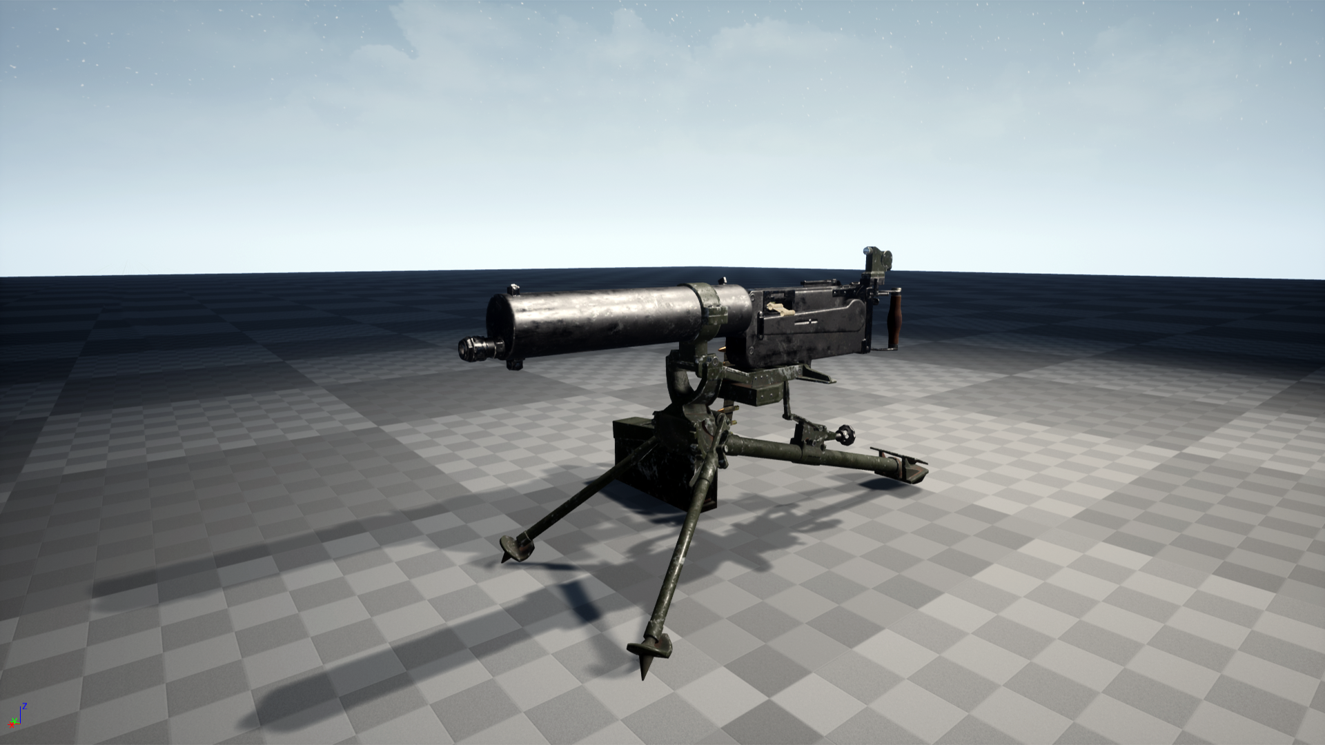 German Heavy Machinegun MG08 in Weapons - UE Marketplace