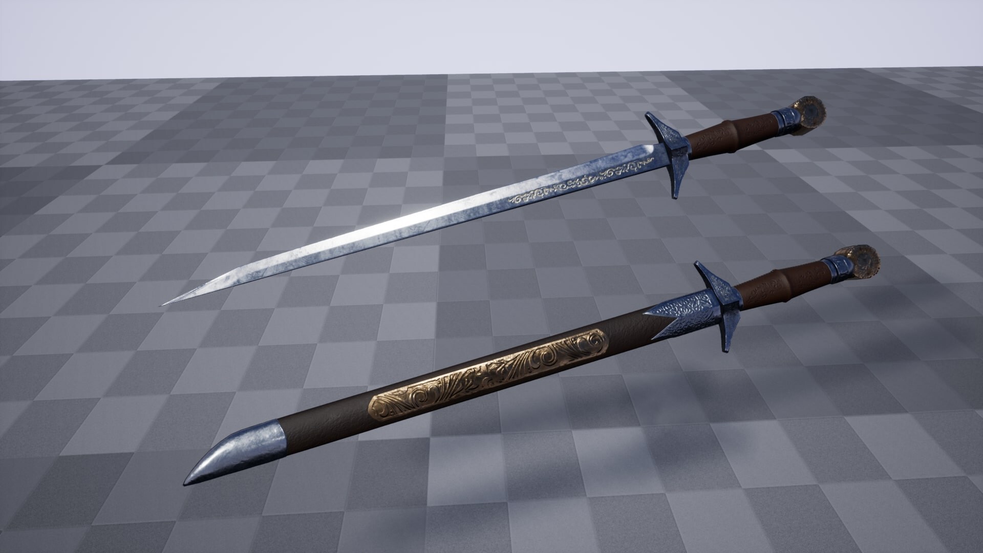 Modular one hand swords set part 1 in Weapons - UE Marketplace