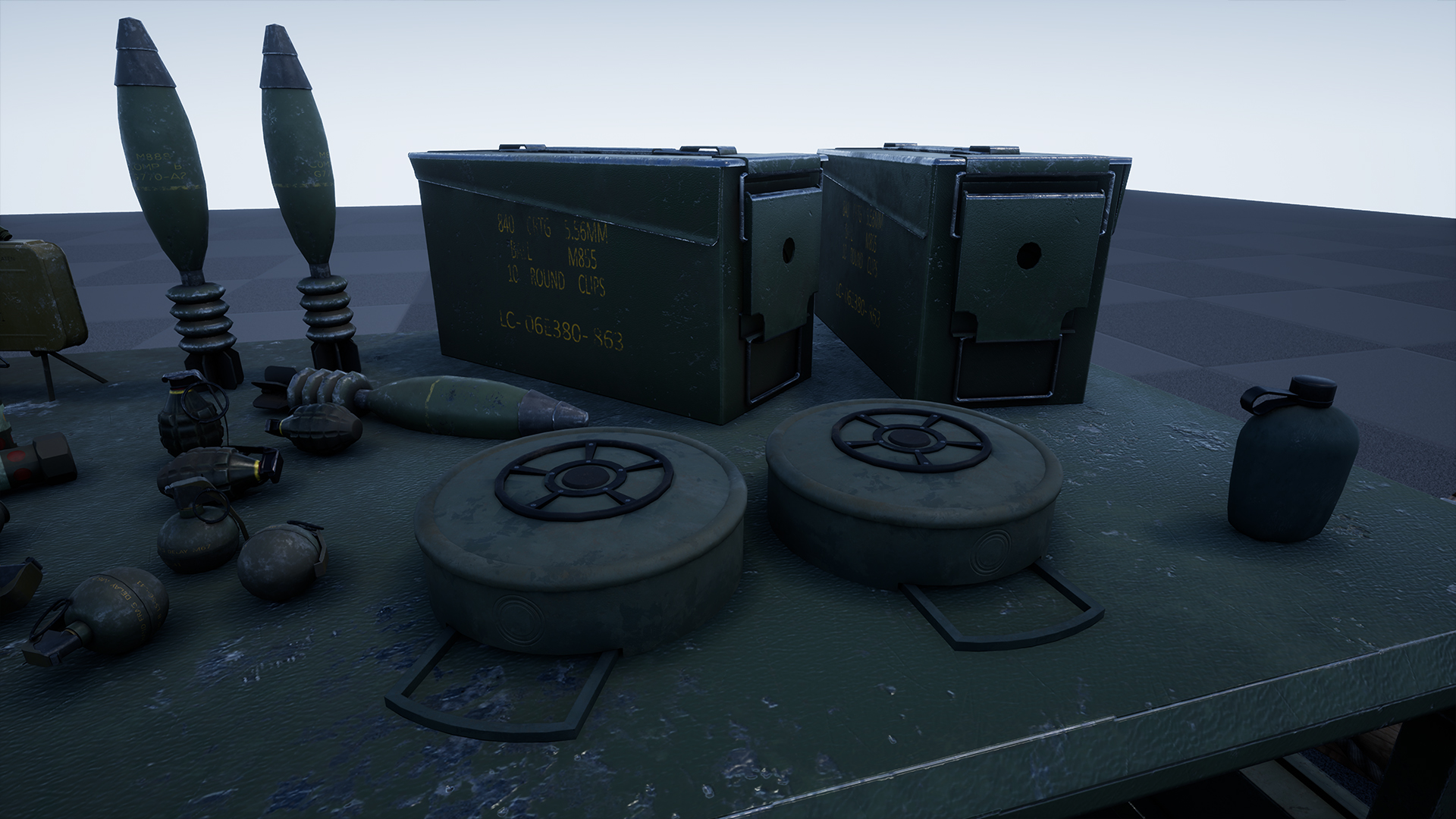 Knives, Explosives, and Ammunition - Military Props Pack