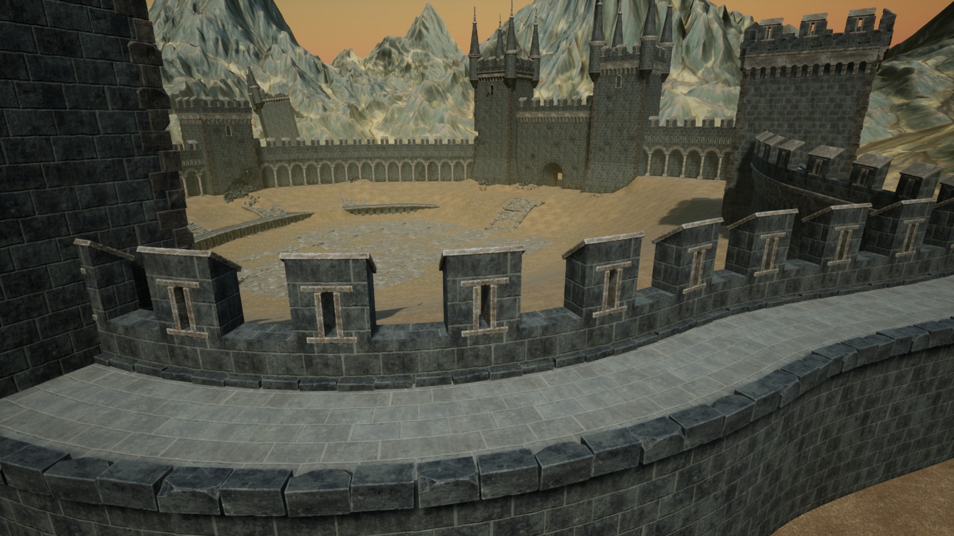 Fantasy Ruined Arena in Environments - UE Marketplace