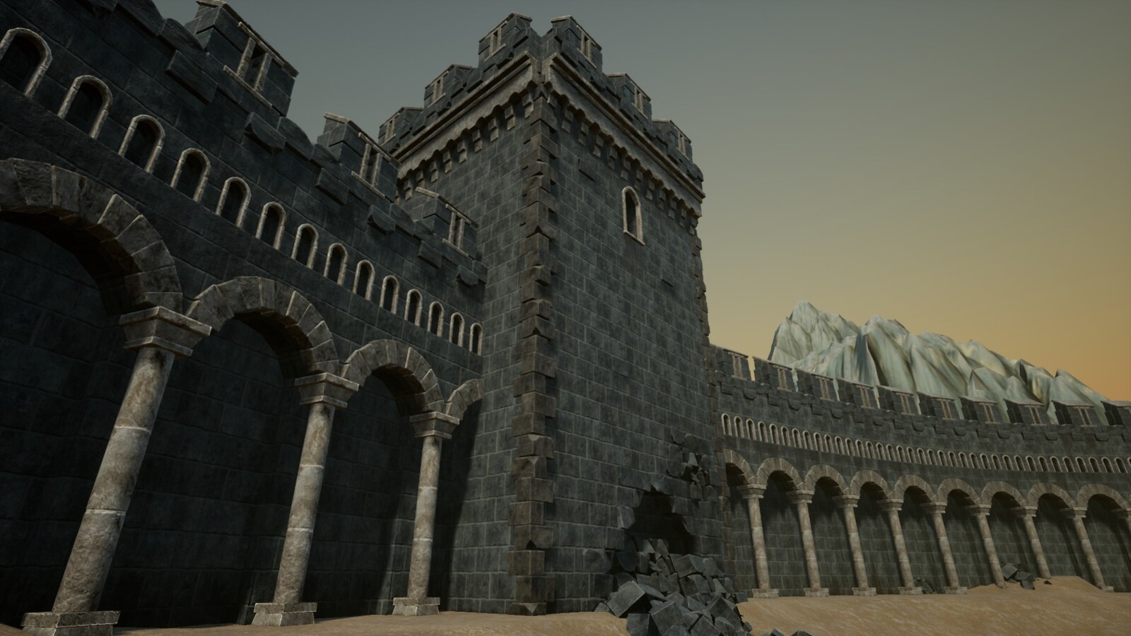 Fantasy Ruined Arena in Environments - UE Marketplace