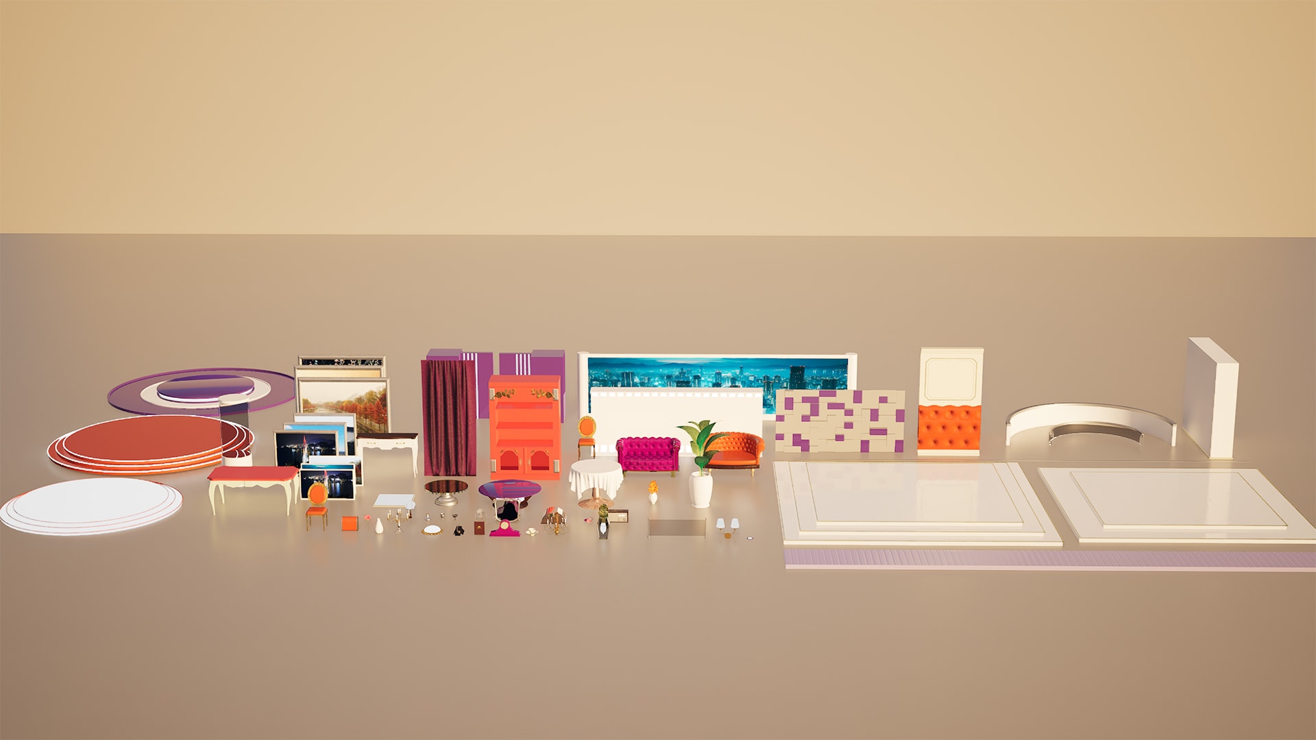 Mini Virtual Studio in Props - UE Marketplace