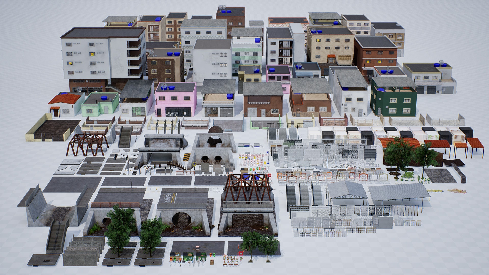 Neighborhoods PROPS in Environments - UE Marketplace