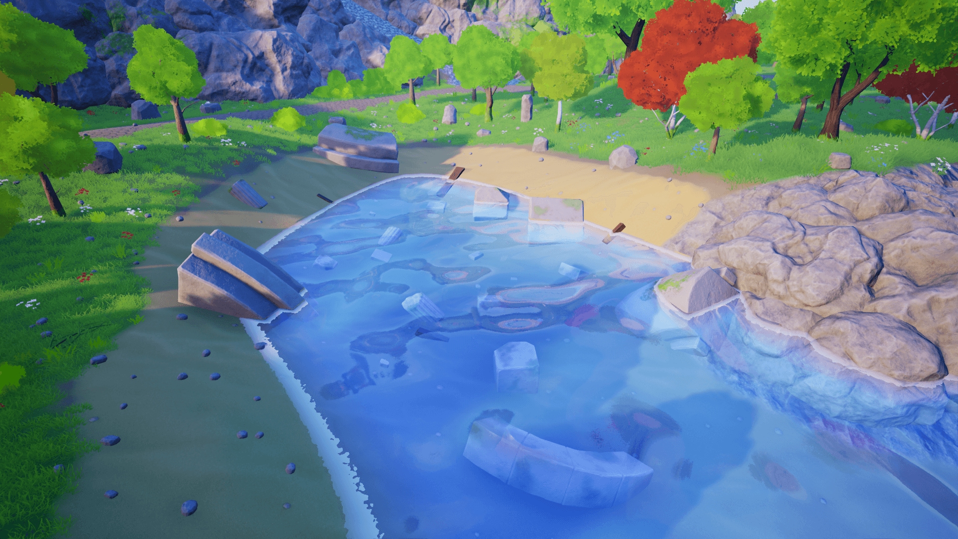 Stylized Island in Environments - UE Marketplace
