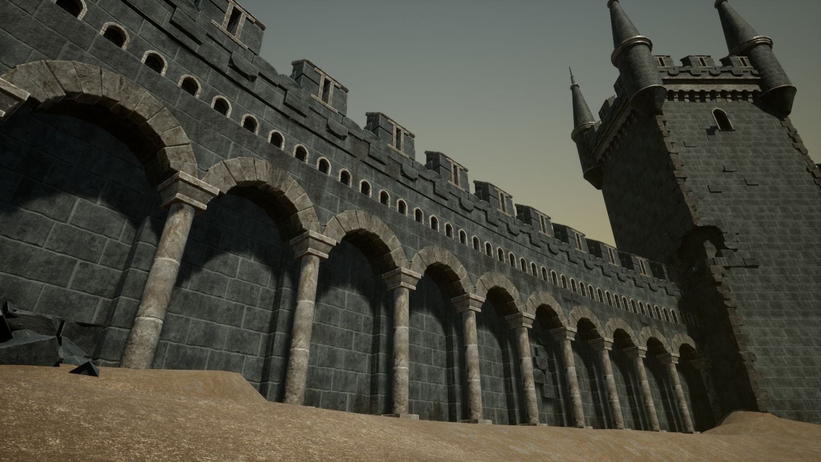 Fantasy Ruined Arena in Environments - UE Marketplace