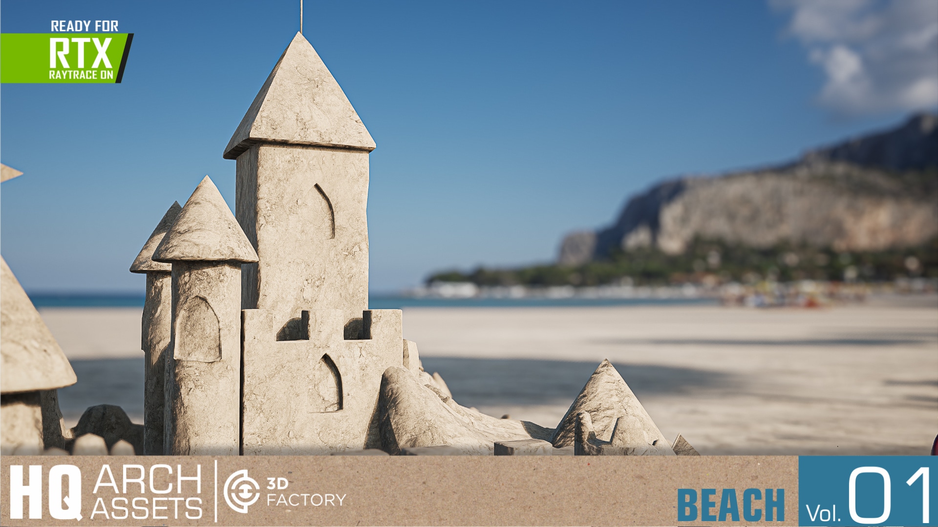 HQ Beach Vol. 1 in Architectural Visualization - UE Marketplace
