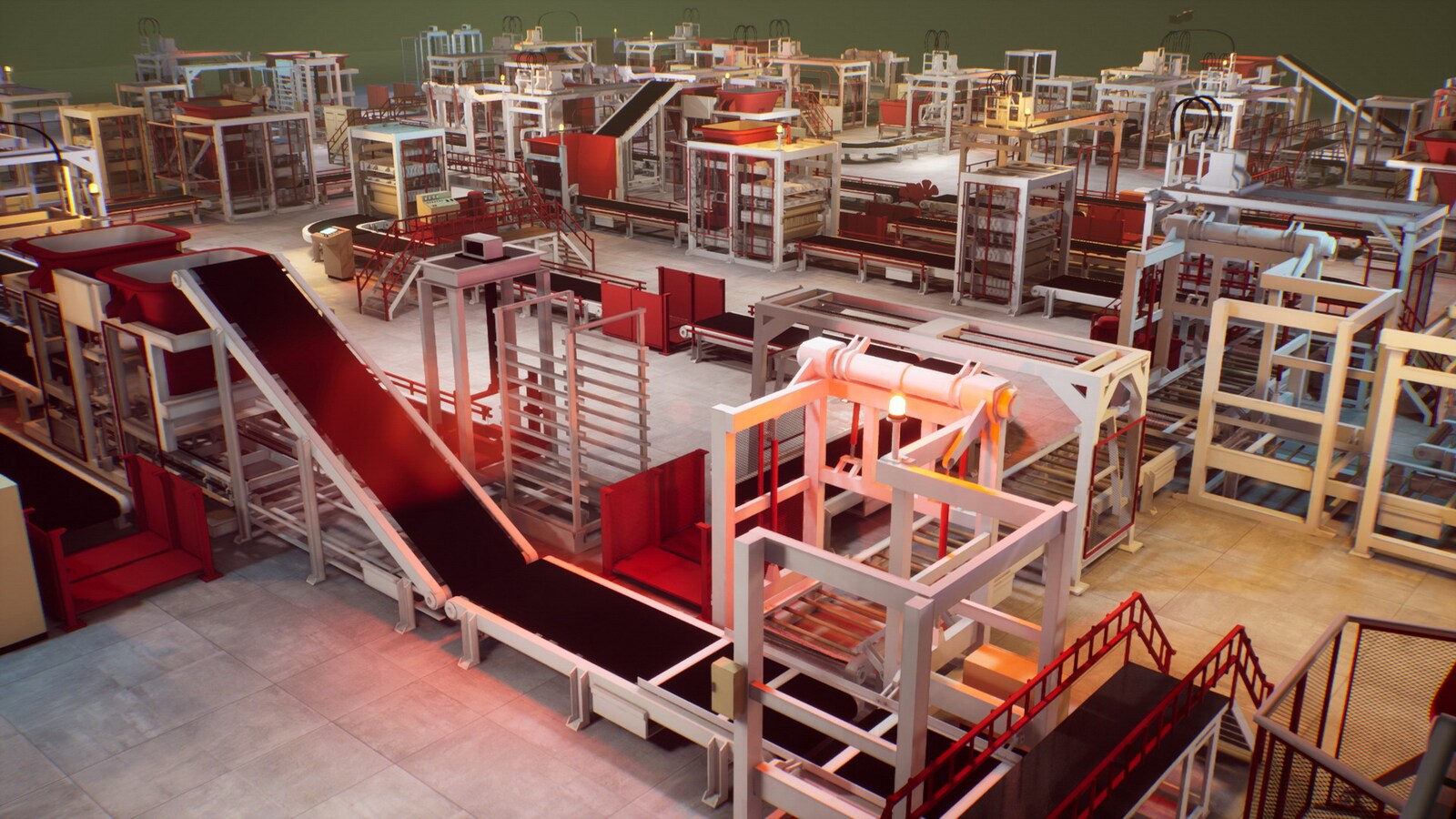 Modular production line in Environments - UE Marketplace