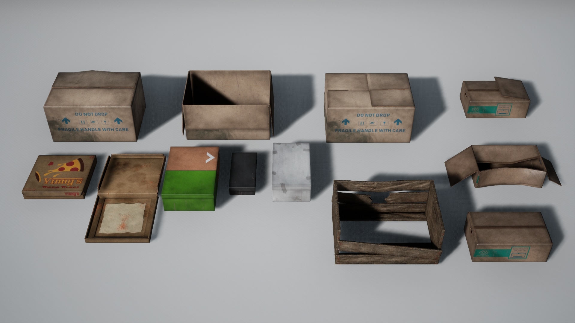 Rubble Debris Trash Pack in Props - UE Marketplace