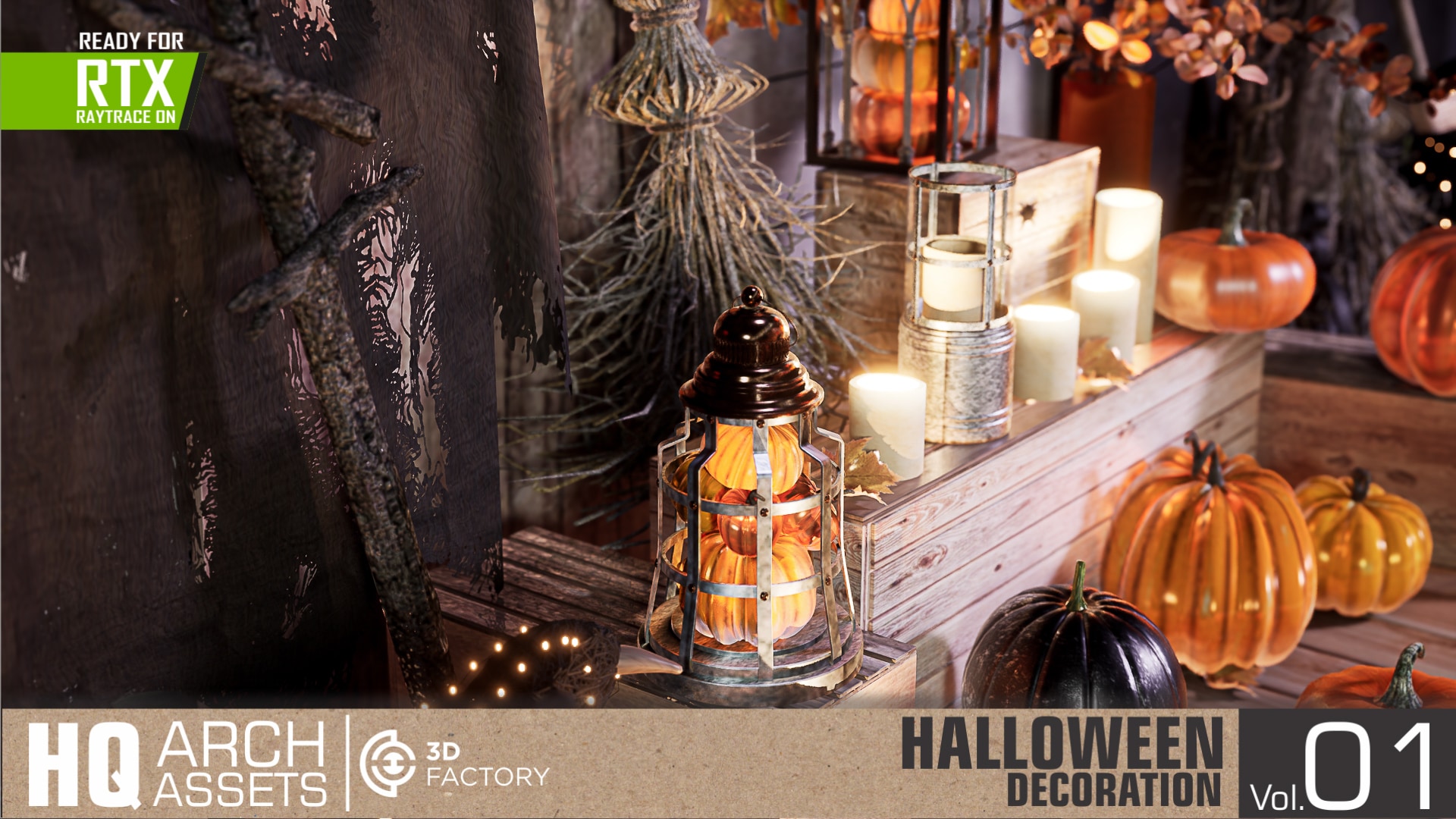 HQ Halloween Decoration Vol. 1 in Architectural Visualization - UE ...