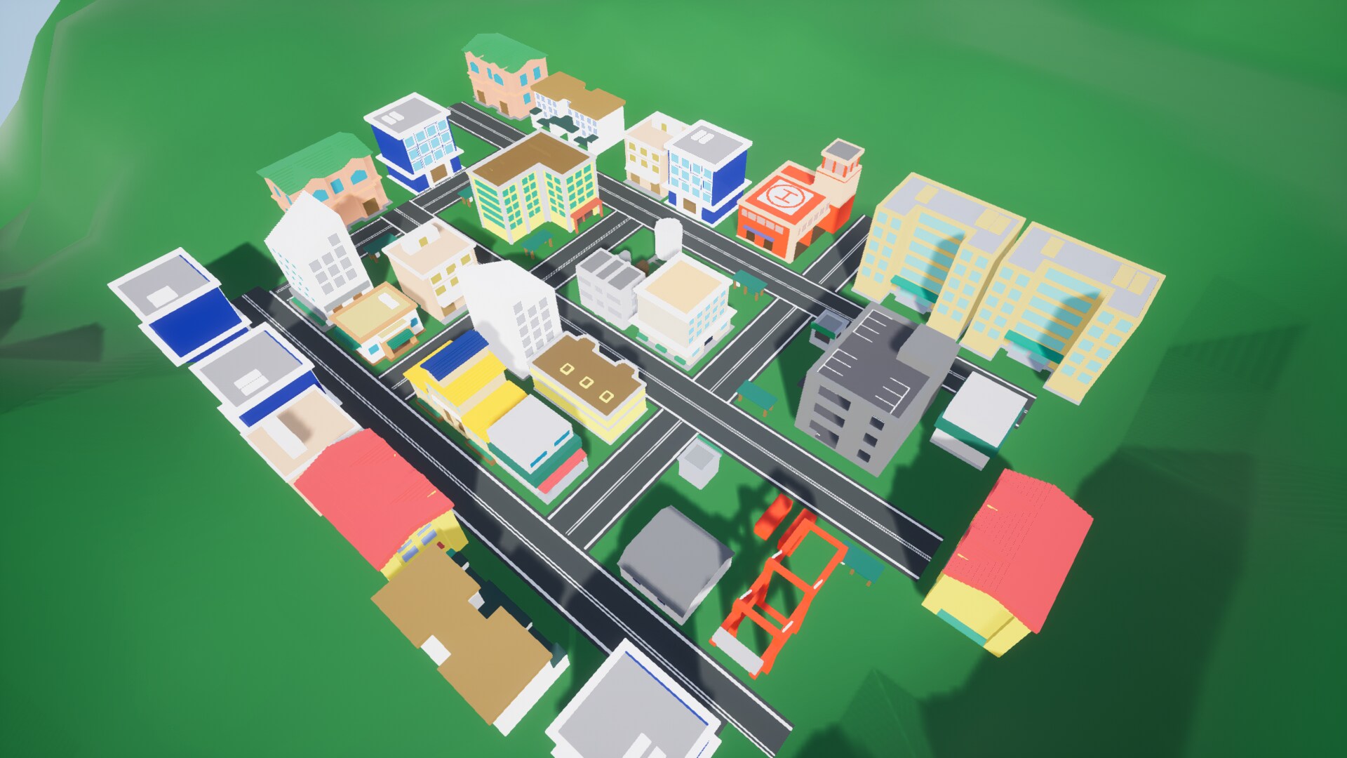Low-Poly Voxel Buildings Part 2 in Props - UE Marketplace