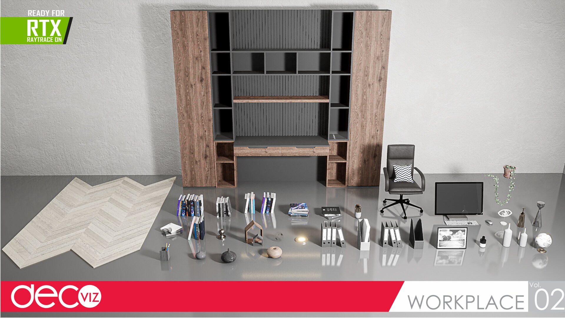Workplace Vol. 2 in Architectural Visualization - UE Marketplace