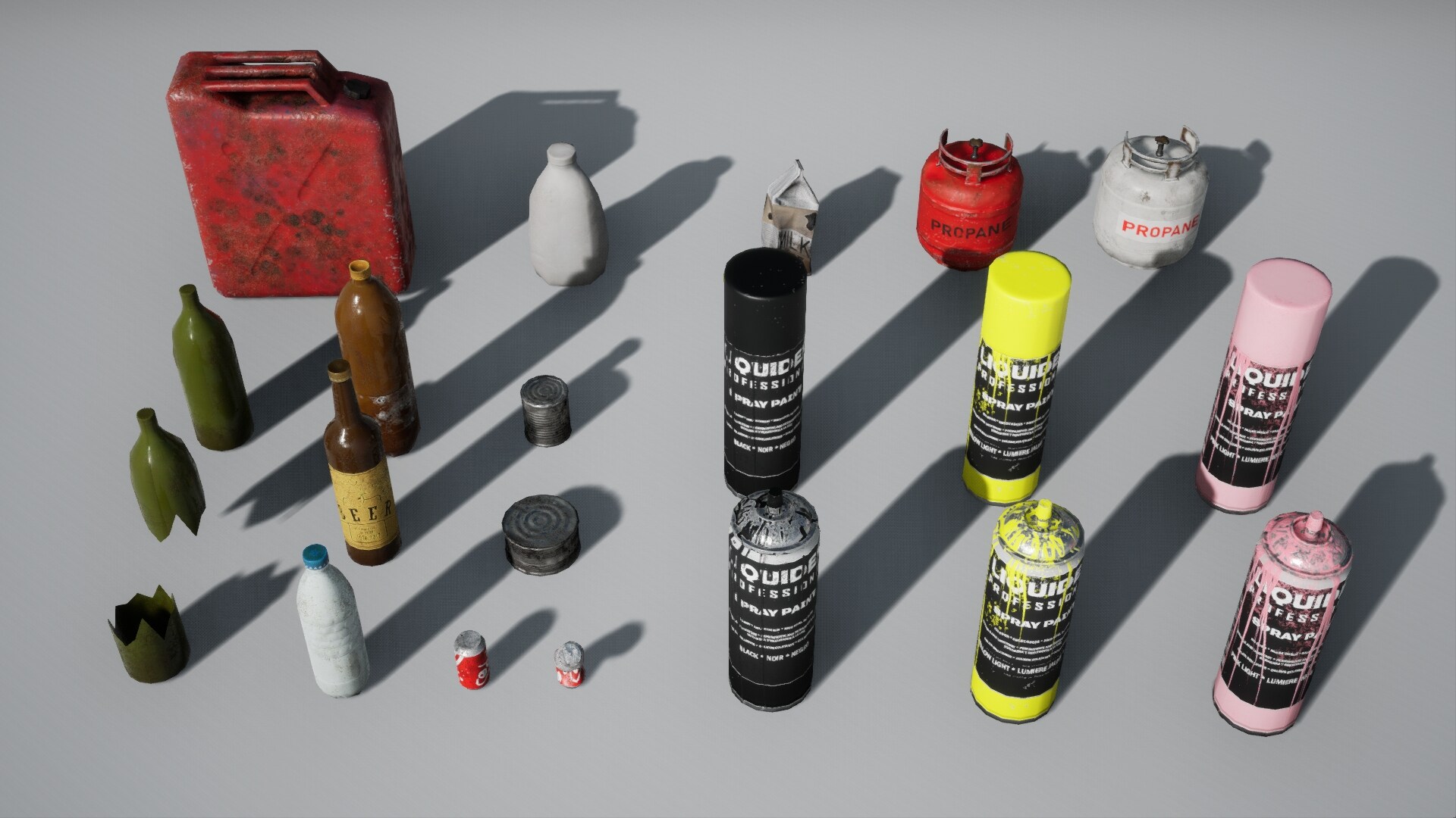 Rubble Debris Trash Pack in Props - UE Marketplace
