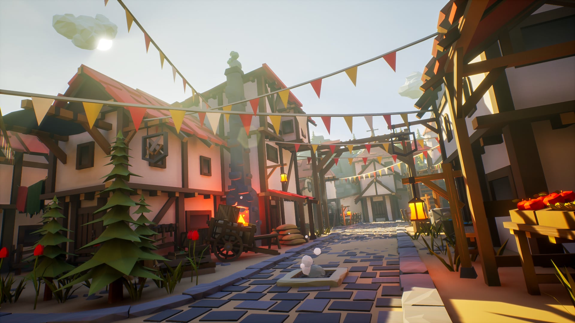 STYLIZED - Fantasy Town, 카테고리 배경 - UE 마켓플레이스