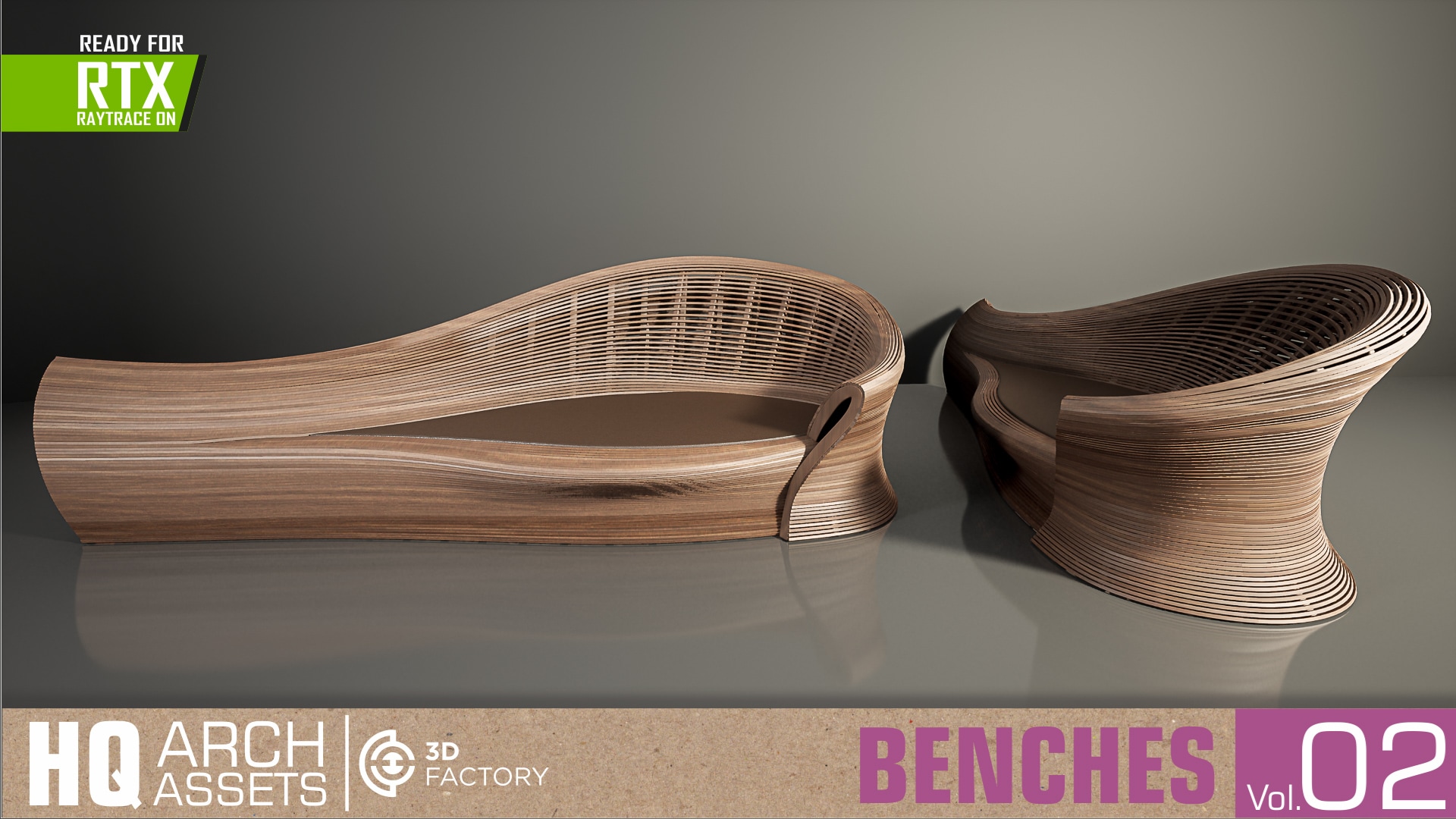 HQ Benches Vol. 2 in Architectural Visualization - UE Marketplace