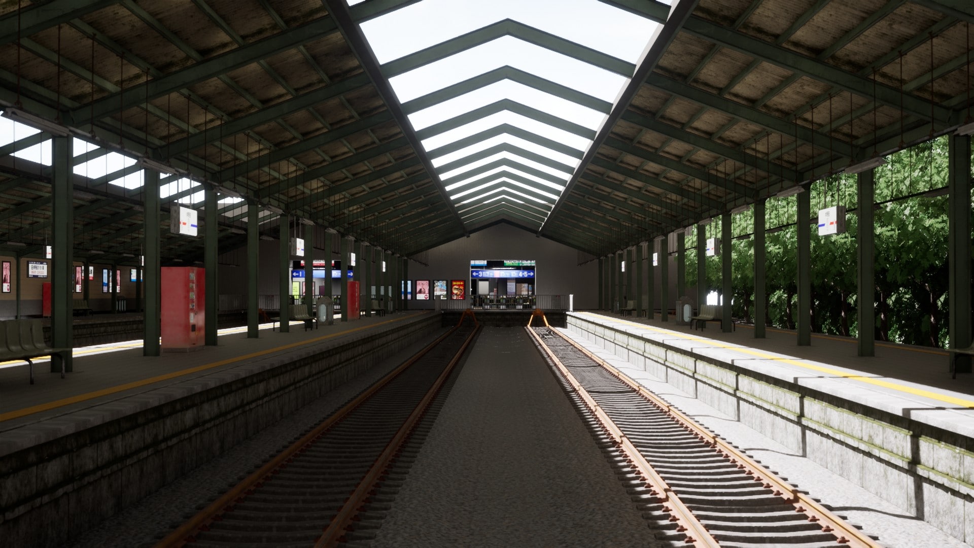 Japanese Railway Station - Interior & Platforms Environment：環境 - UE ...