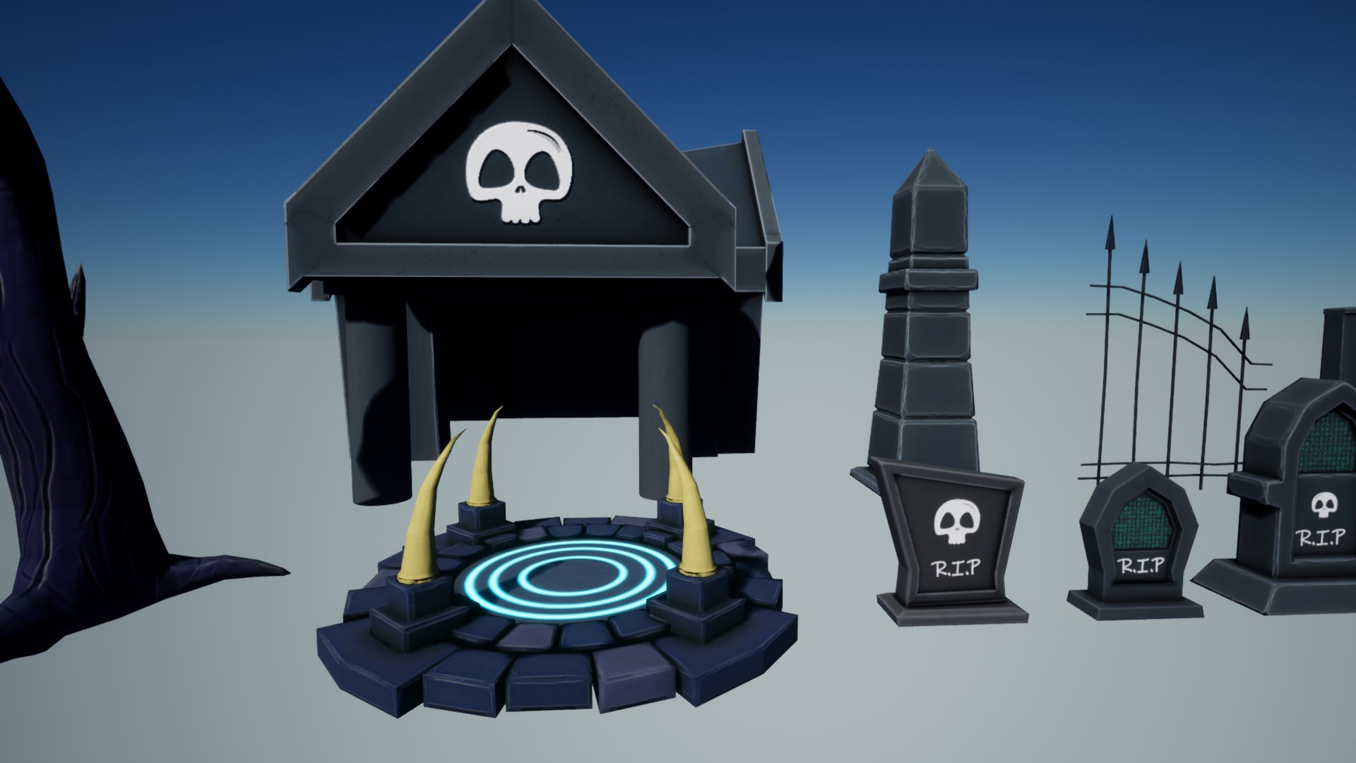 Cemetery Set in Props - UE Marketplace