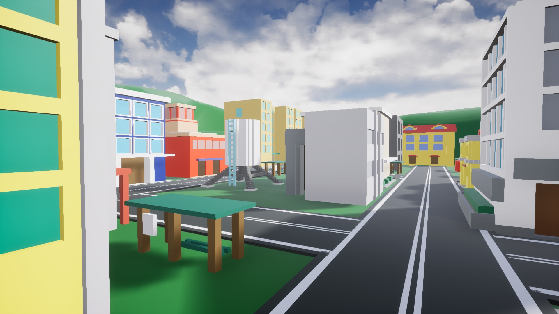 Low-Poly Voxel Buildings Part 2 in Props - UE Marketplace