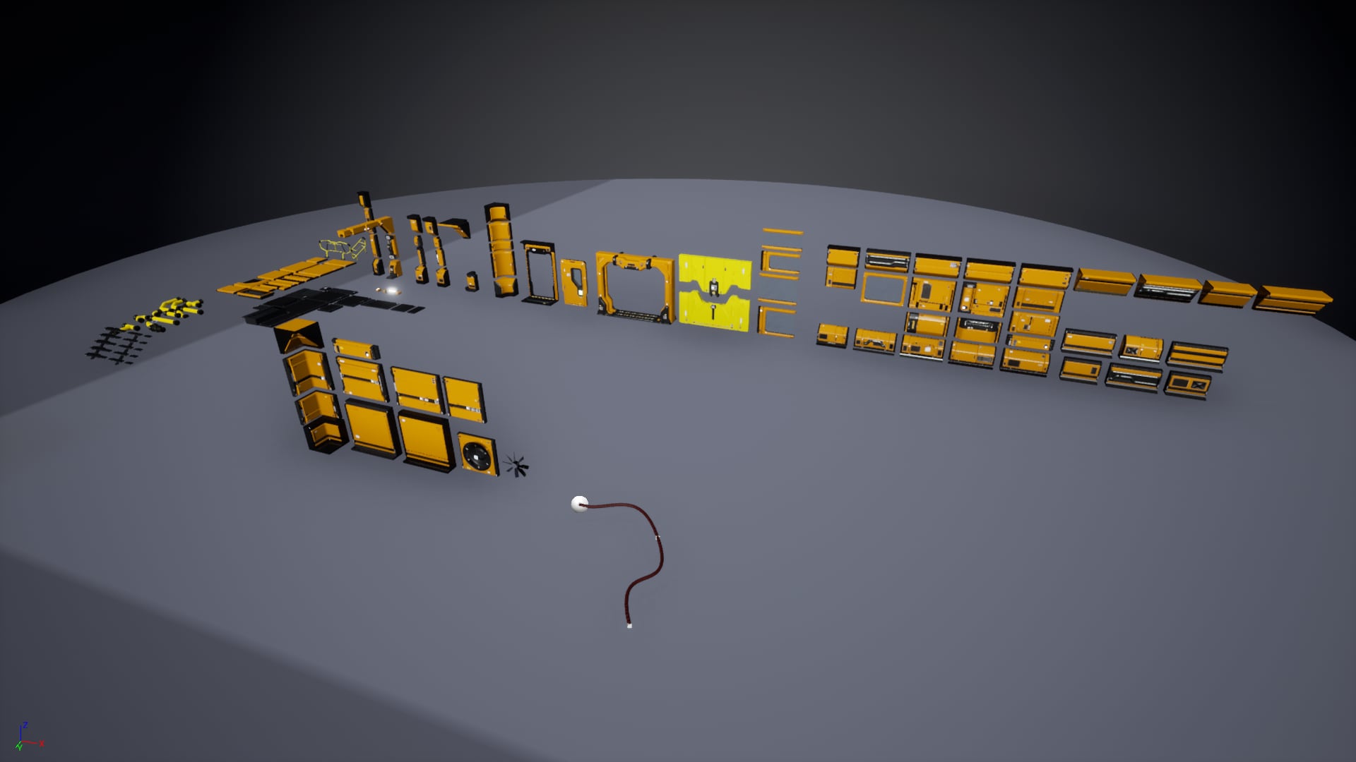 Sci-Fi Modular Environment Kit in Environments - UE Marketplace