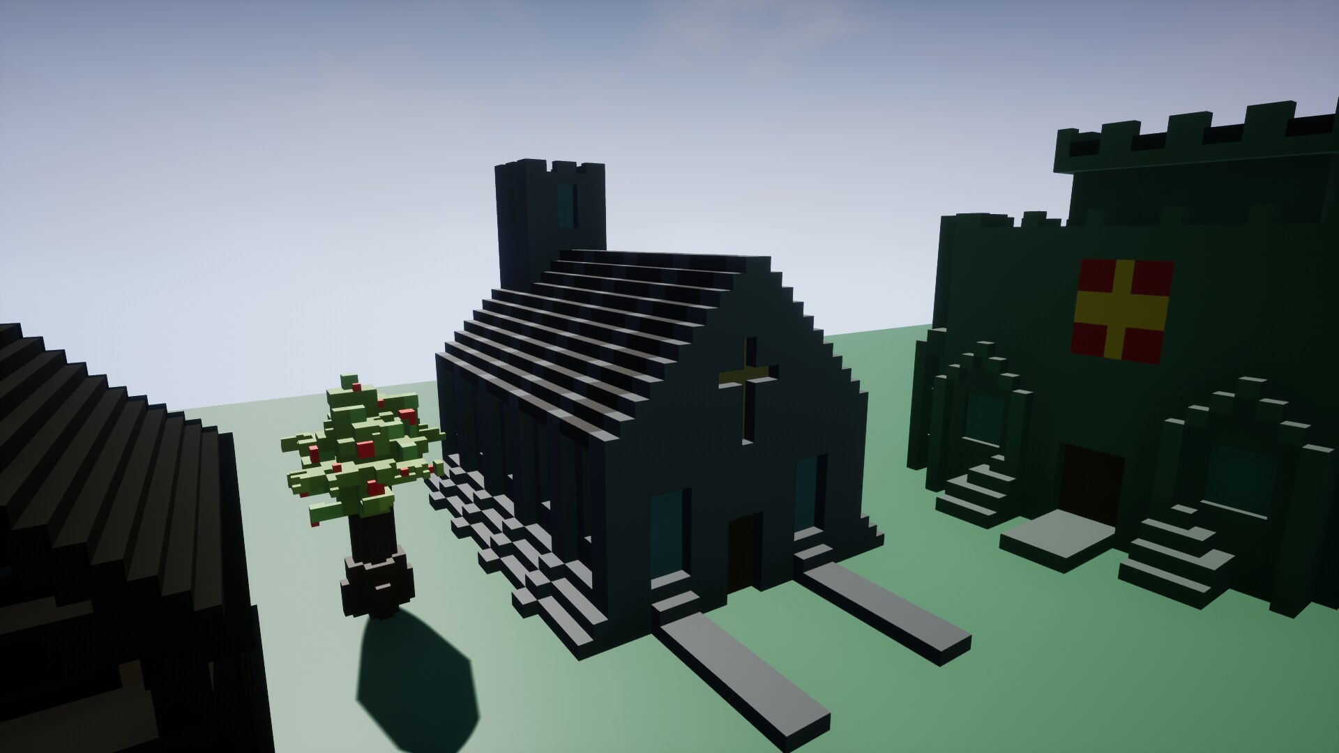 Medieval Voxel Buildings in Props - UE Marketplace