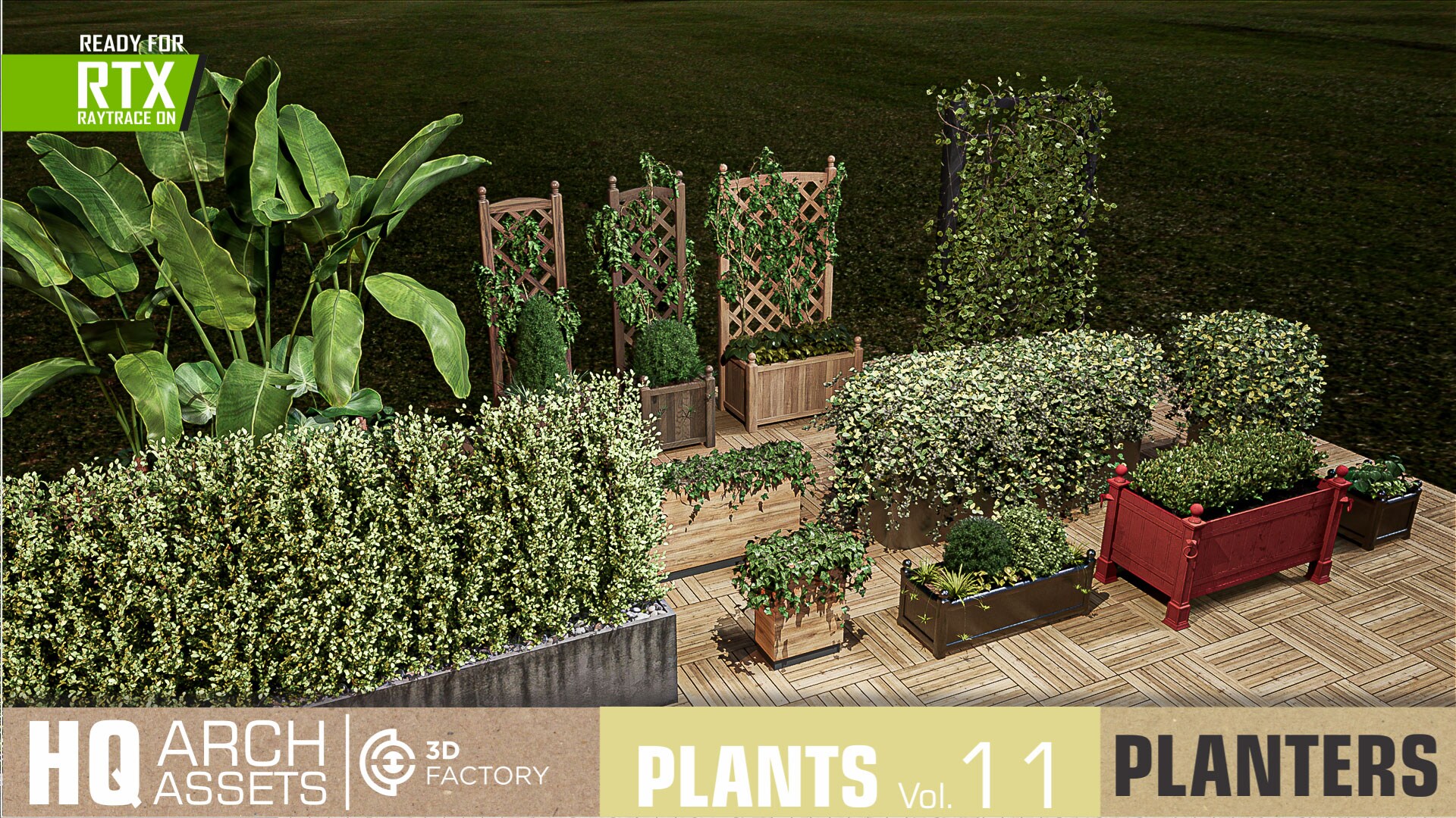HQ Plants Vol. 11 ( Planters ) in Architectural Visualization - UE ...