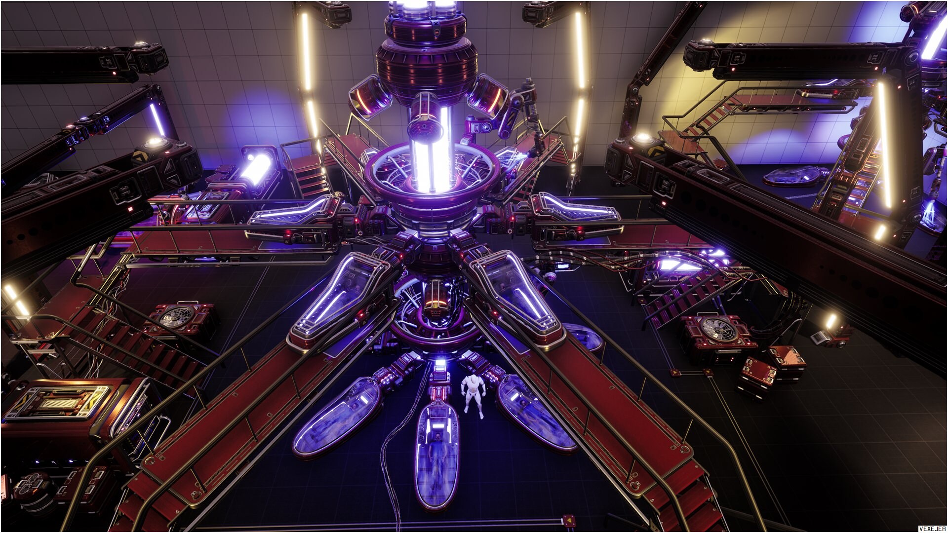 Sci Fi Cryogenic Pods in Blueprints - UE Marketplace