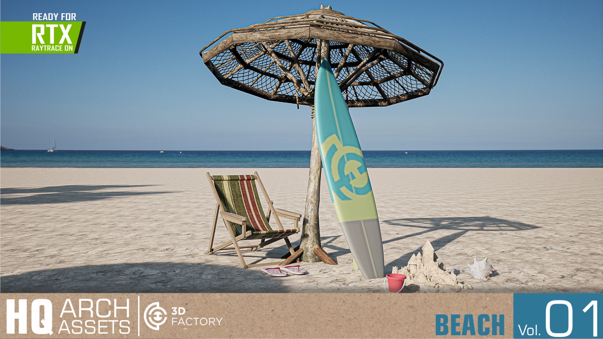 HQ Beach Vol. 1 in Architectural Visualization - UE Marketplace