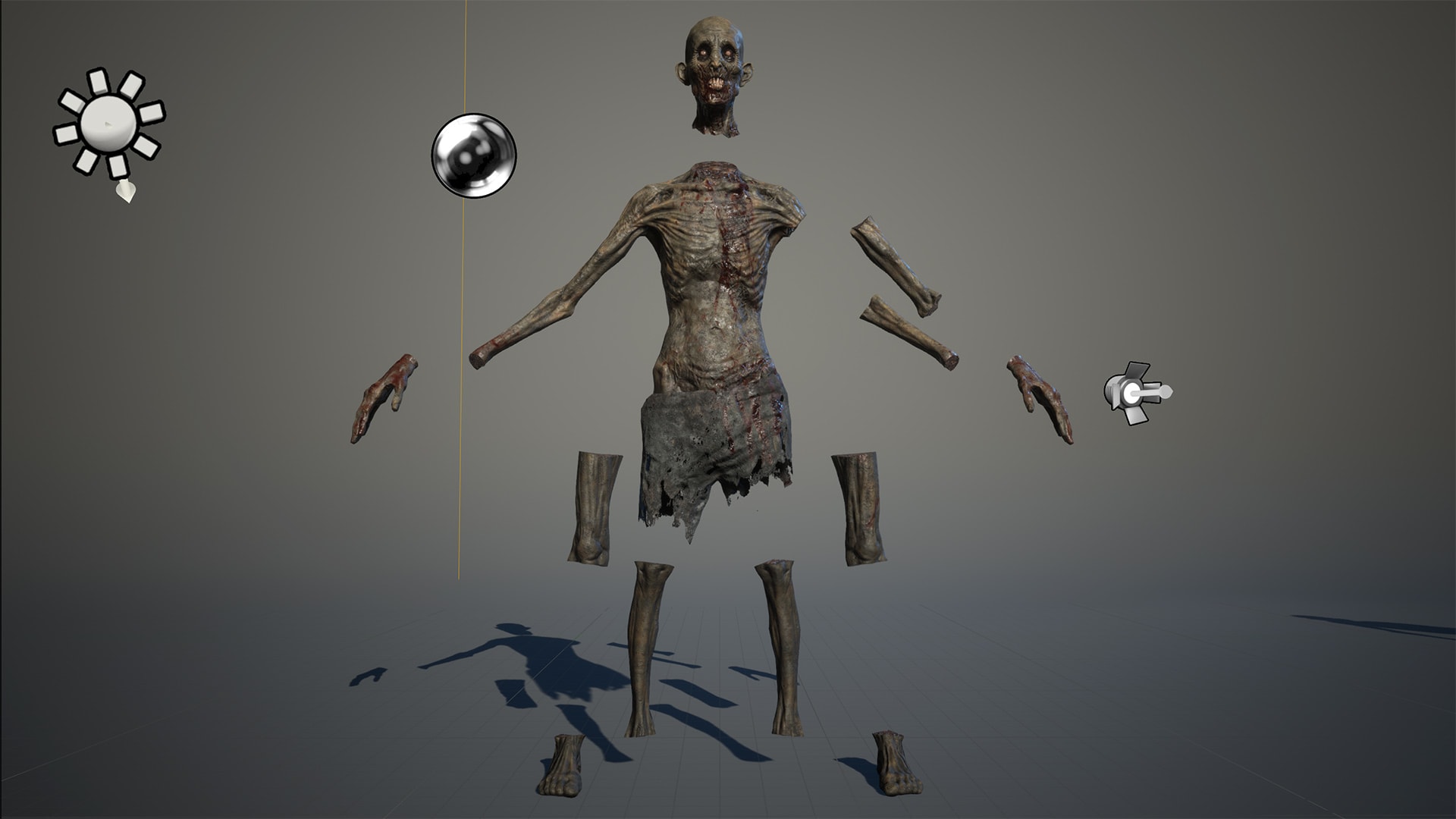 Decayed Zombie C in Characters - UE Marketplace