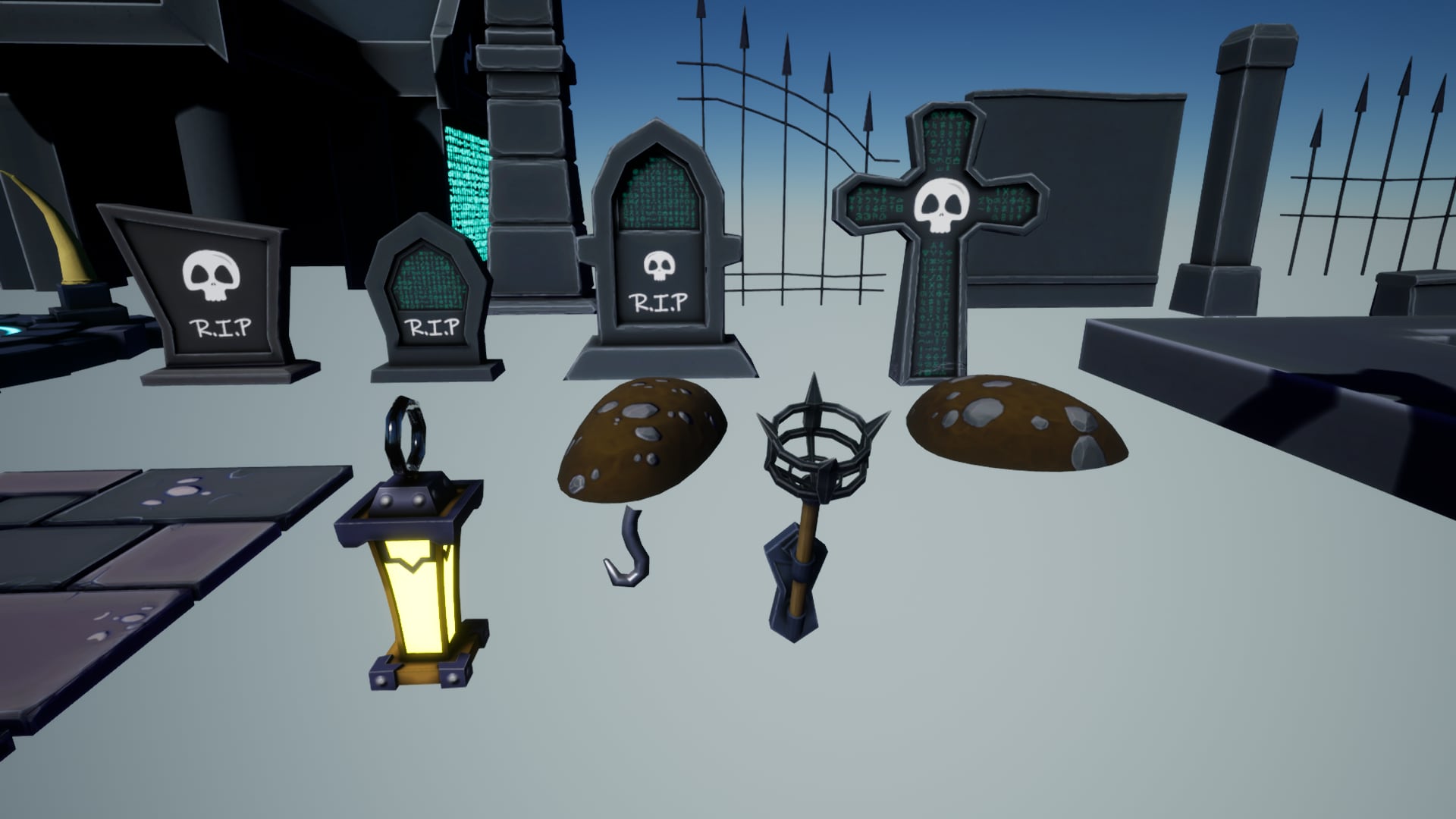 Cemetery Set in Props - UE Marketplace