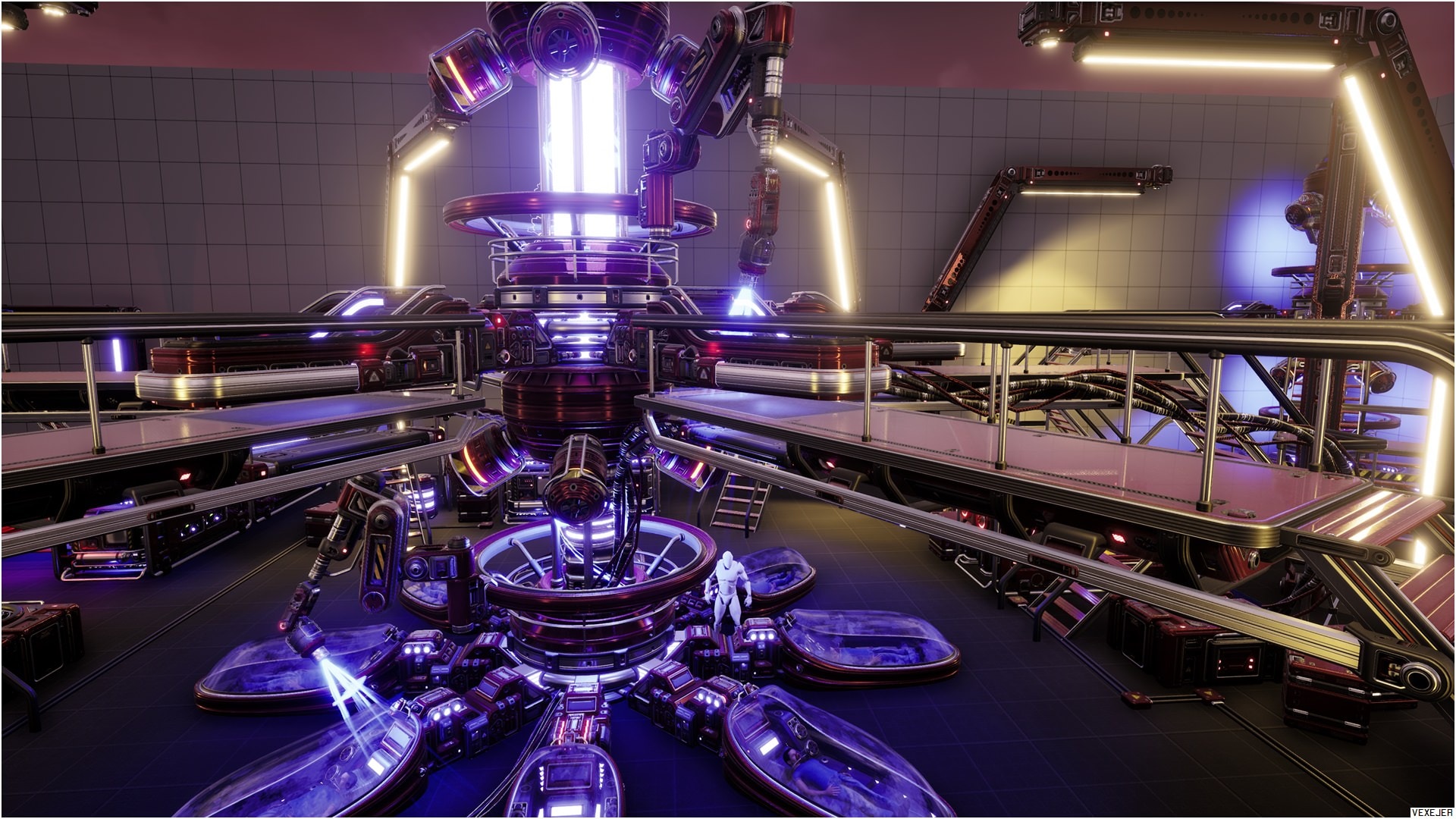 Sci Fi Cryogenic Pods in Blueprints - UE Marketplace