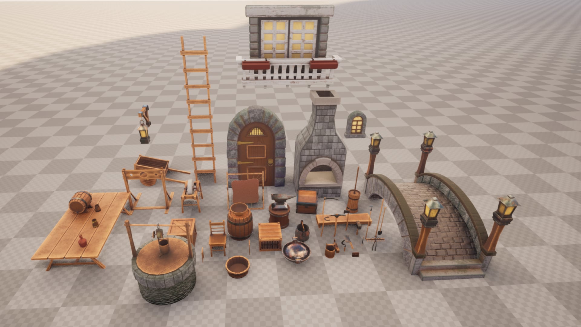 Stylized Medieval City Asset Pack In Props Ue Marketplace