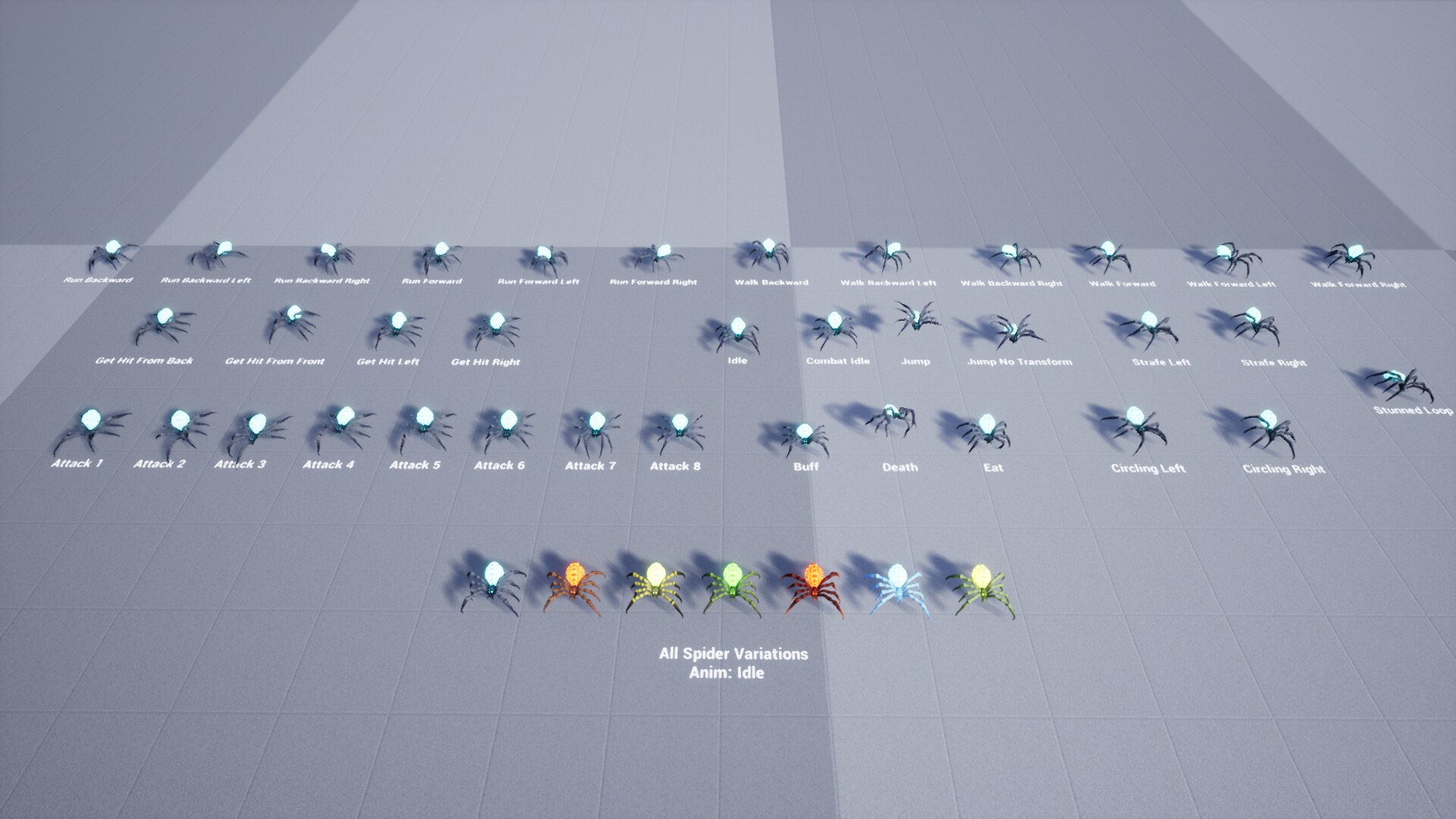 Stylized Spider - RPG Forest Animal in Characters - UE Marketplace