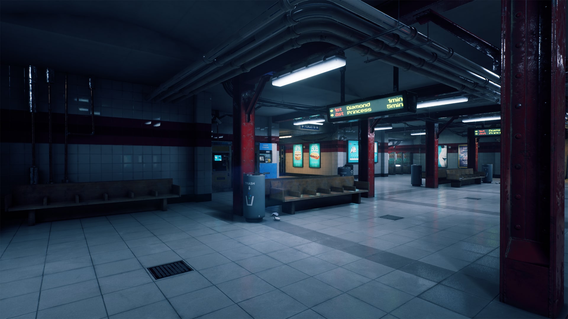 Metro Station Modular Kit in Environments - UE Marketplace