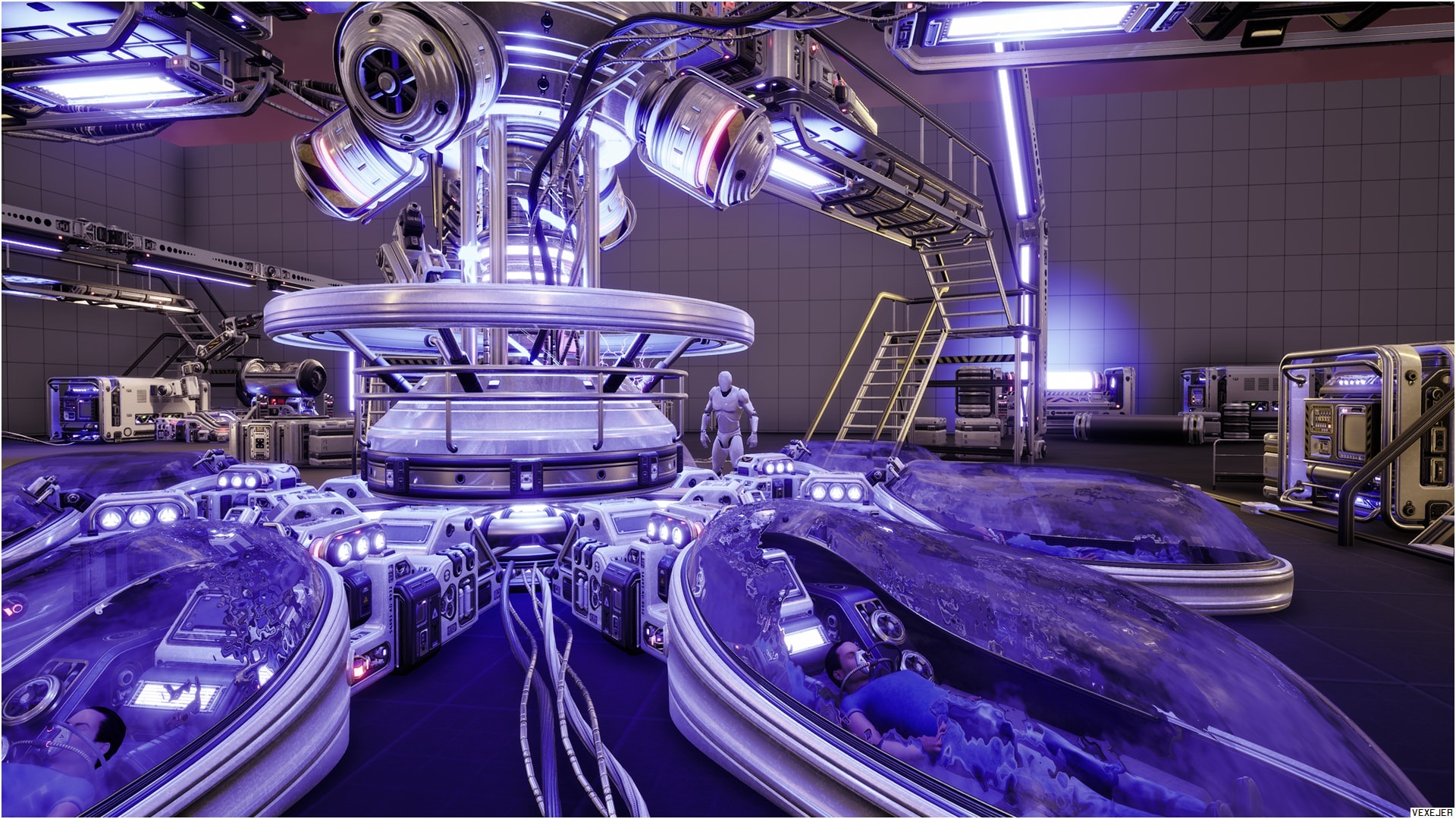 Sci Fi Cryogenic Pods in Blueprints - UE Marketplace