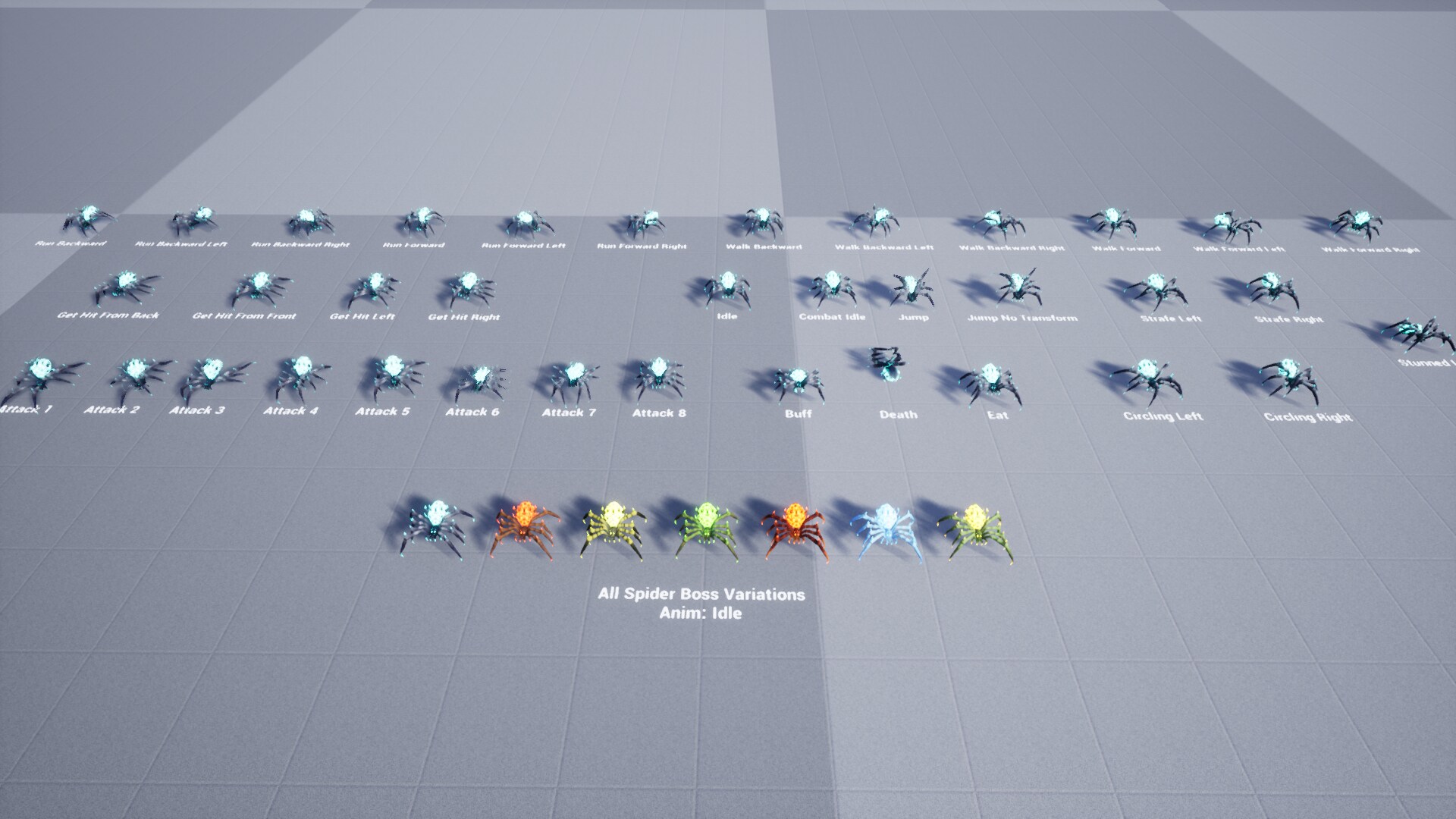 Stylized Spider Boss - RPG Forest Animal in Characters - UE Marketplace