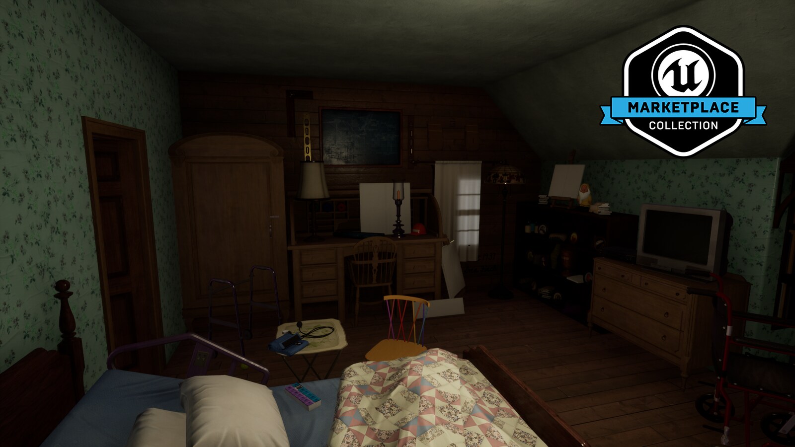 Edith Finch: Edie Room in Environments - UE Marketplace