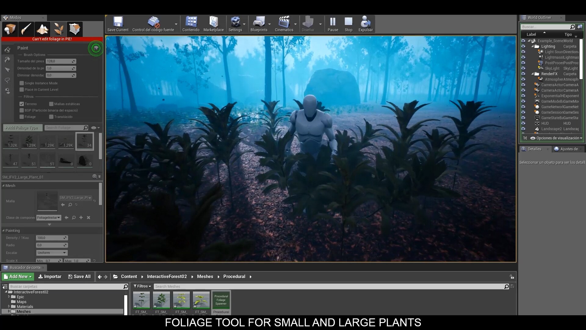 Interactive forest plants with sound (3DVEZ V2) in Environments - UE ...
