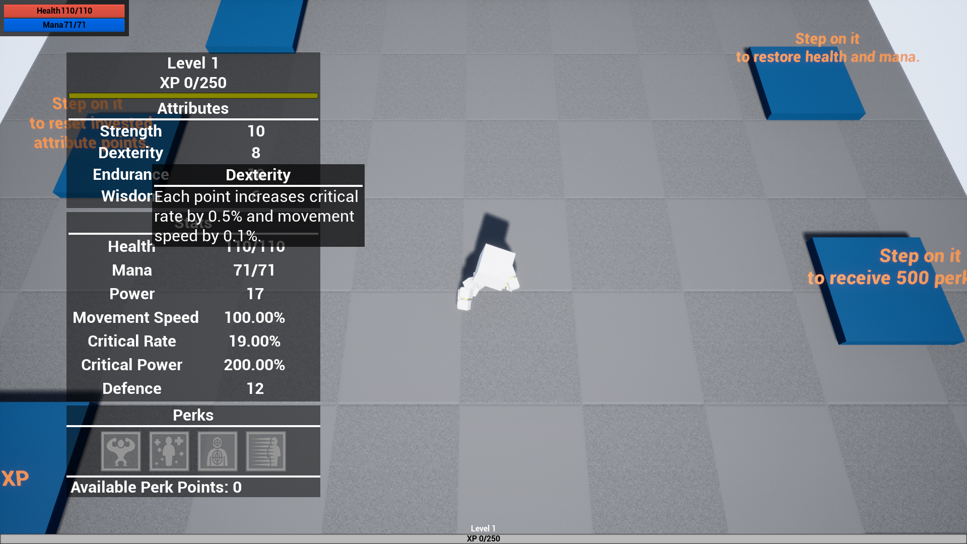 Ultimate Attributes and Stats Component