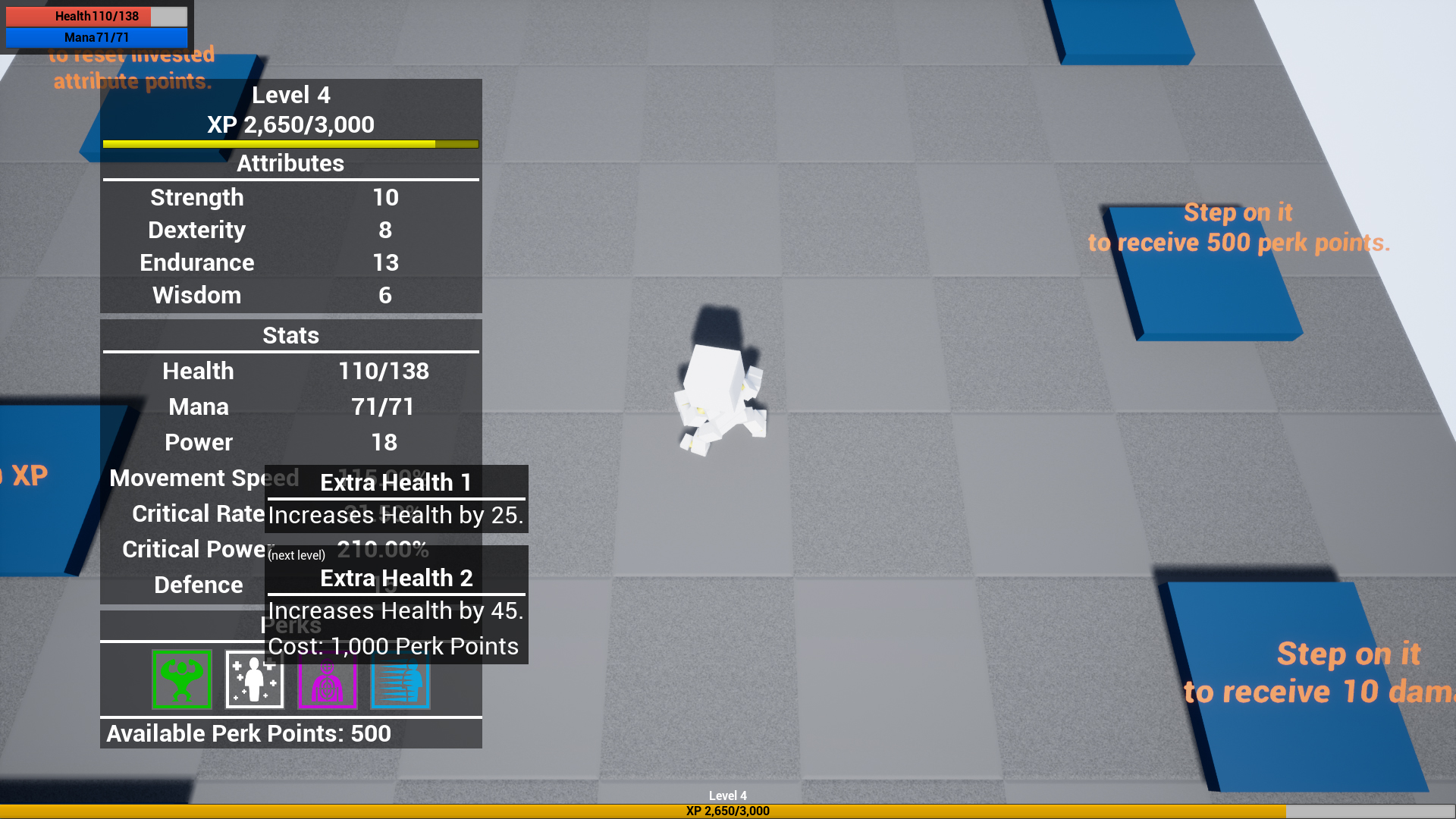 Ultimate Attributes and Stats Component