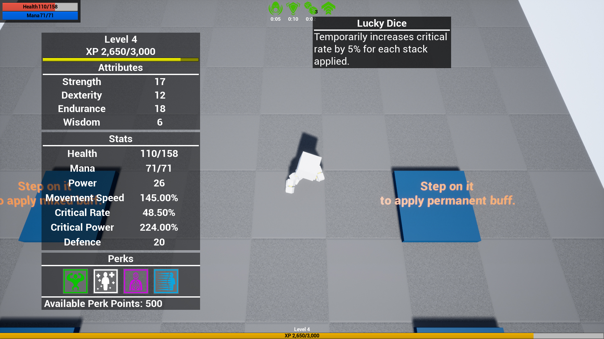 Ultimate Attributes and Stats Component