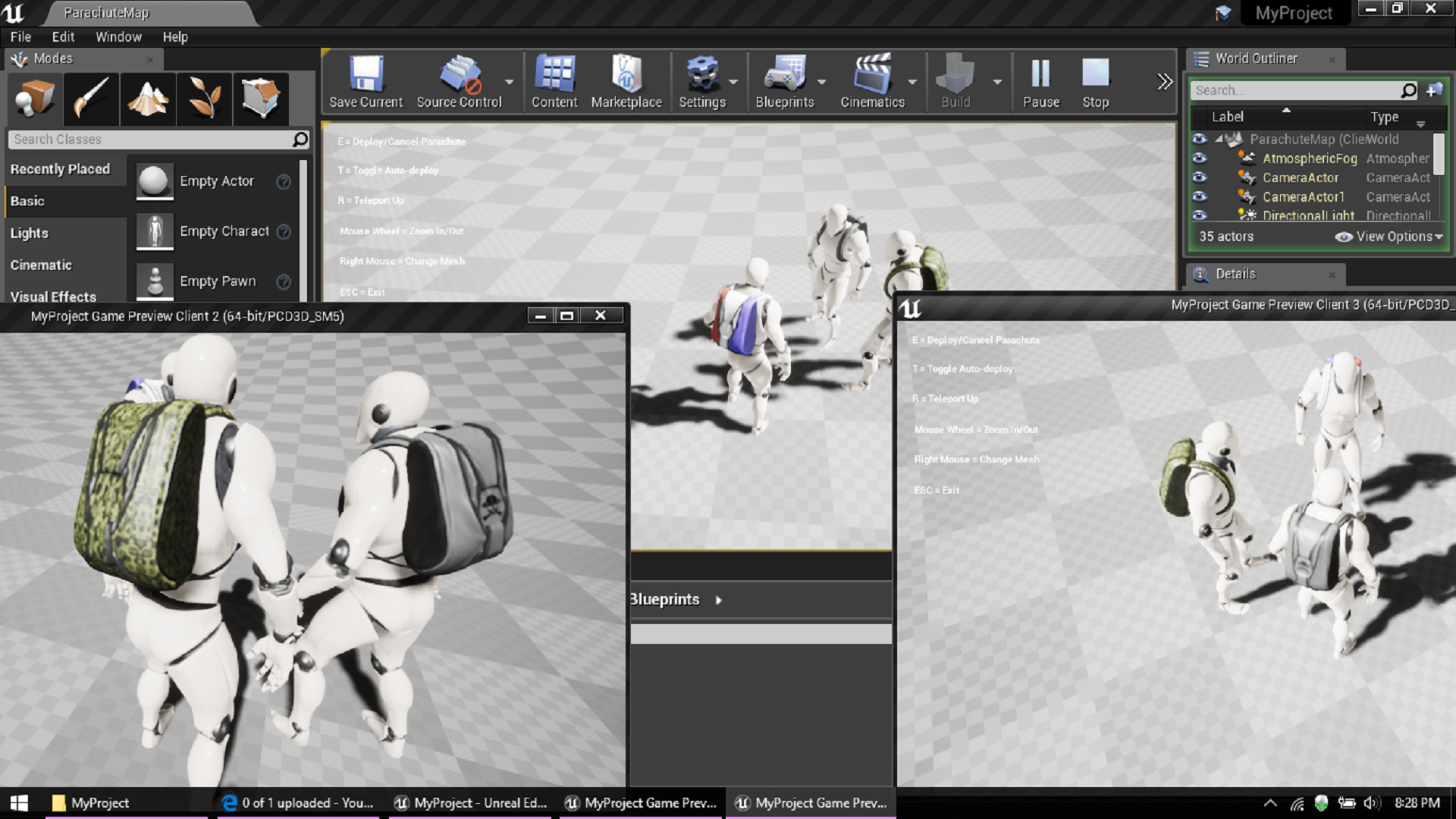 LEAKED GAME ASSETS - Skydive and Parachute Kit
