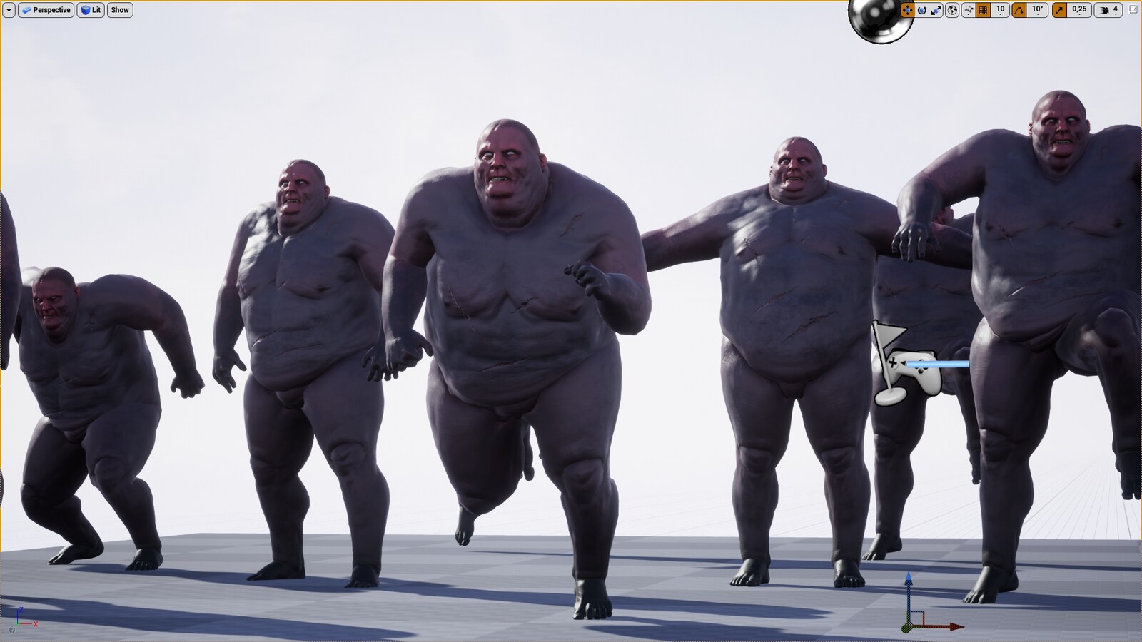 Zombie Fat in Characters - UE Marketplace