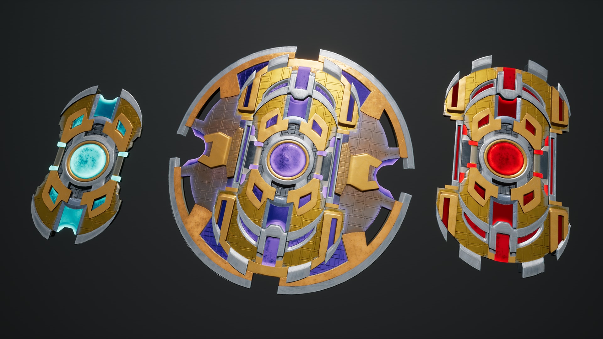 Modular Sci Fi Shields Pack In Weapons Ue Marketplace