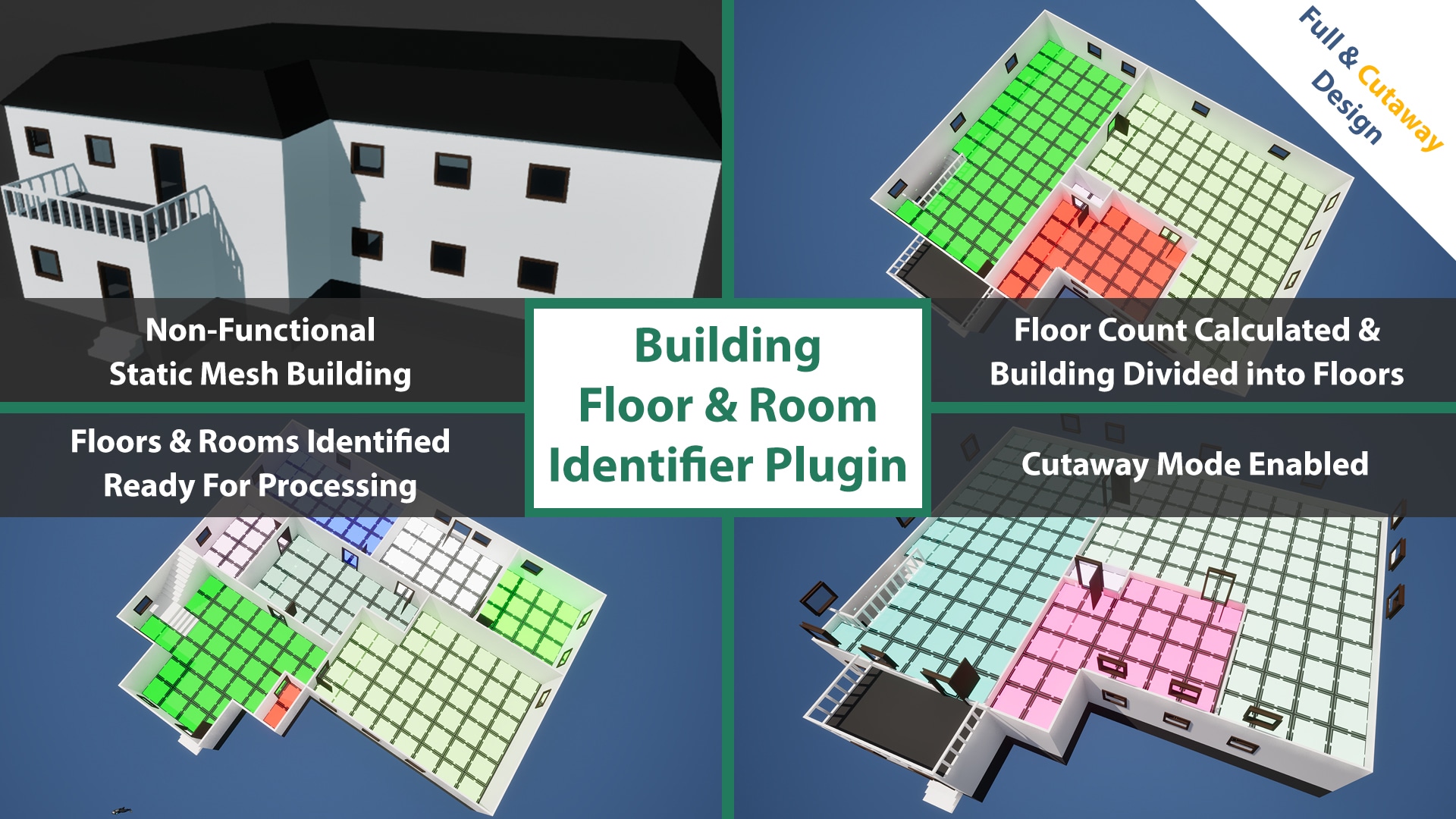 Building Floor & Room Identifier Plugin in Code Plugins - UE Marketplace